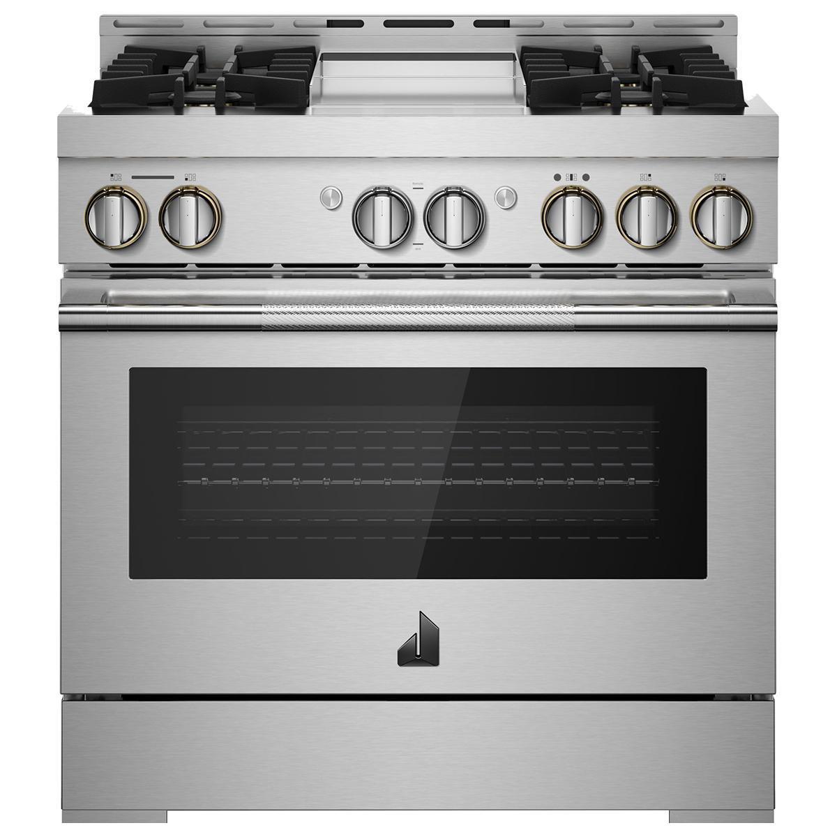Whirlpool 36" Gas Professional Range with Infused Griddle in Stainless ...