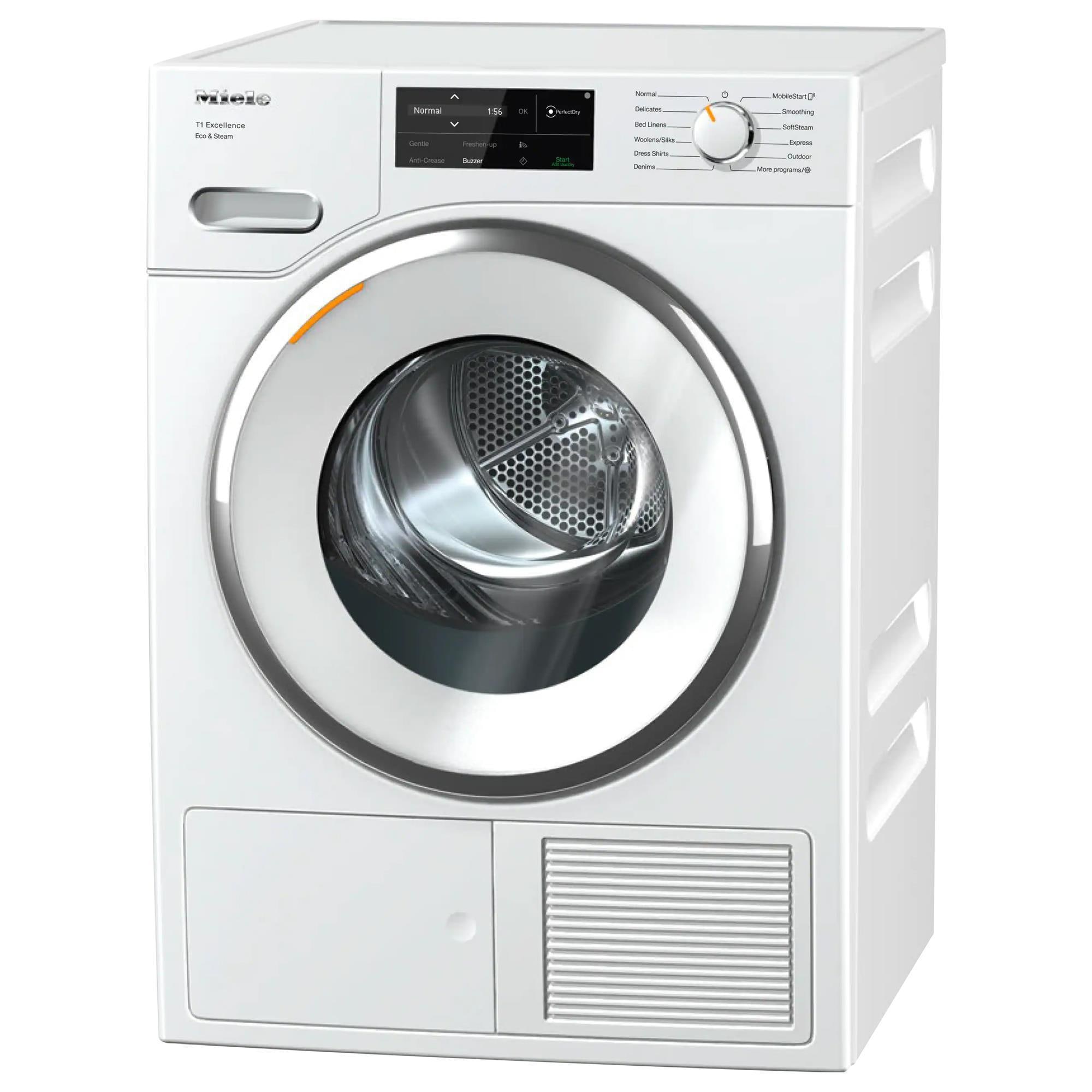 Miele 4.02 Cu. Ft. Front Loading Heat Pump Dryer in White