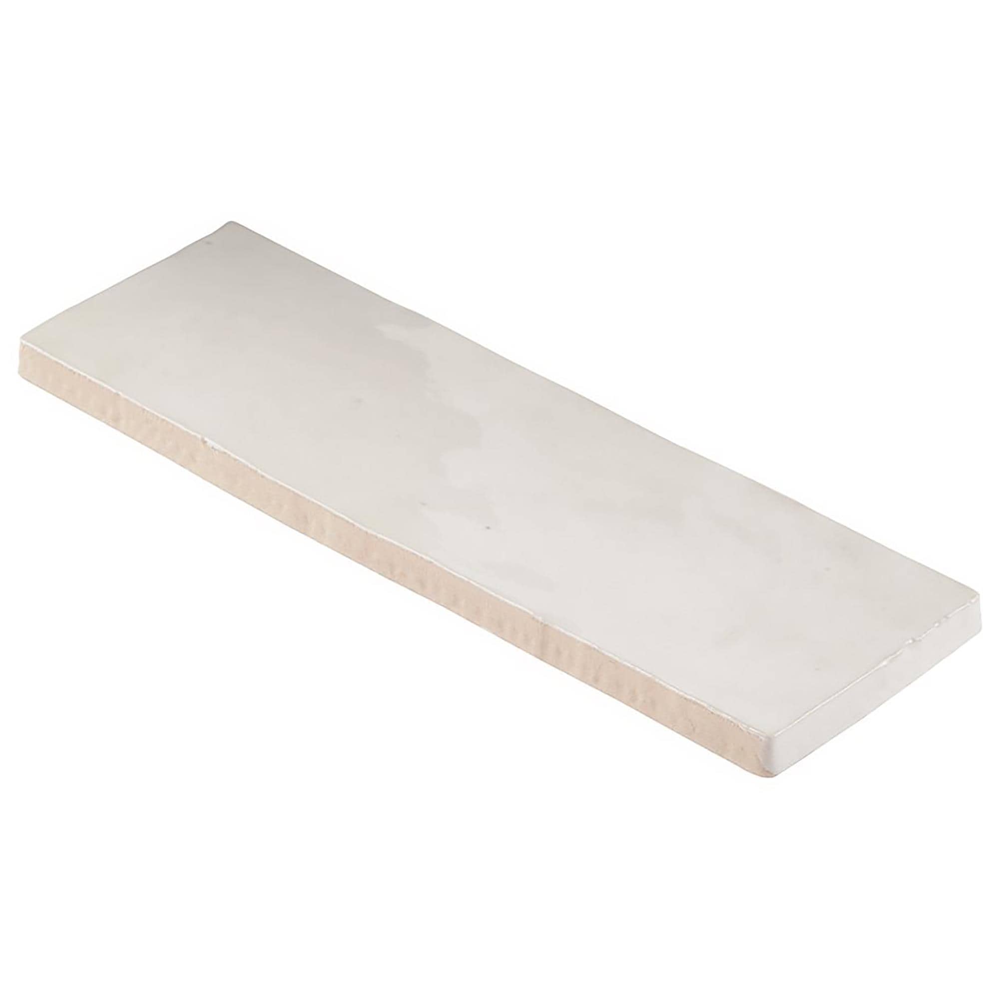 Soho Studio Serena White 3" x 8" Field Ceramic Tile