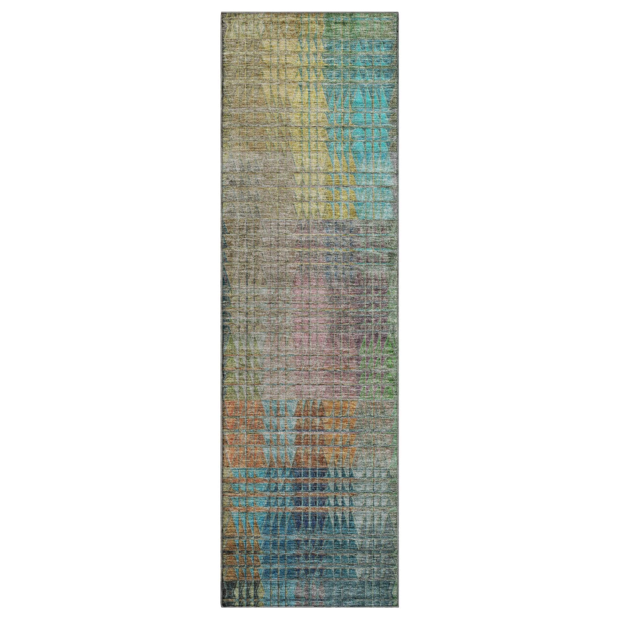 Dalyn Rug Company Trevi 2'3" x 7'6" Green Runner
