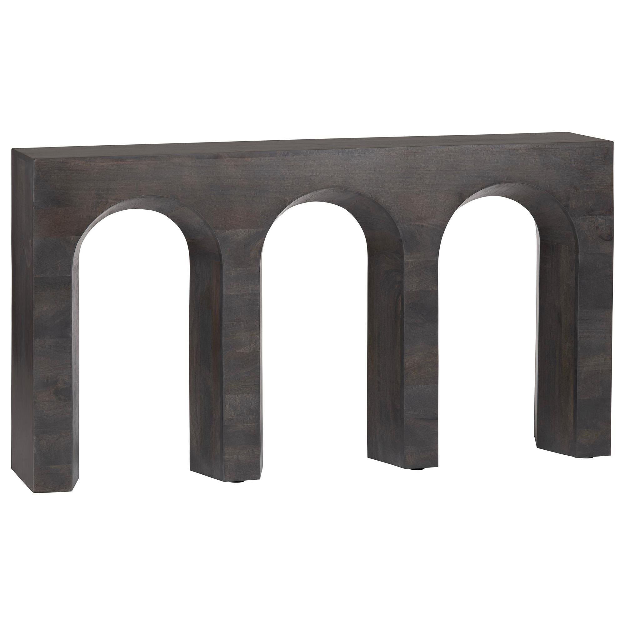Crestview Collection Trinity Console Table in Brown