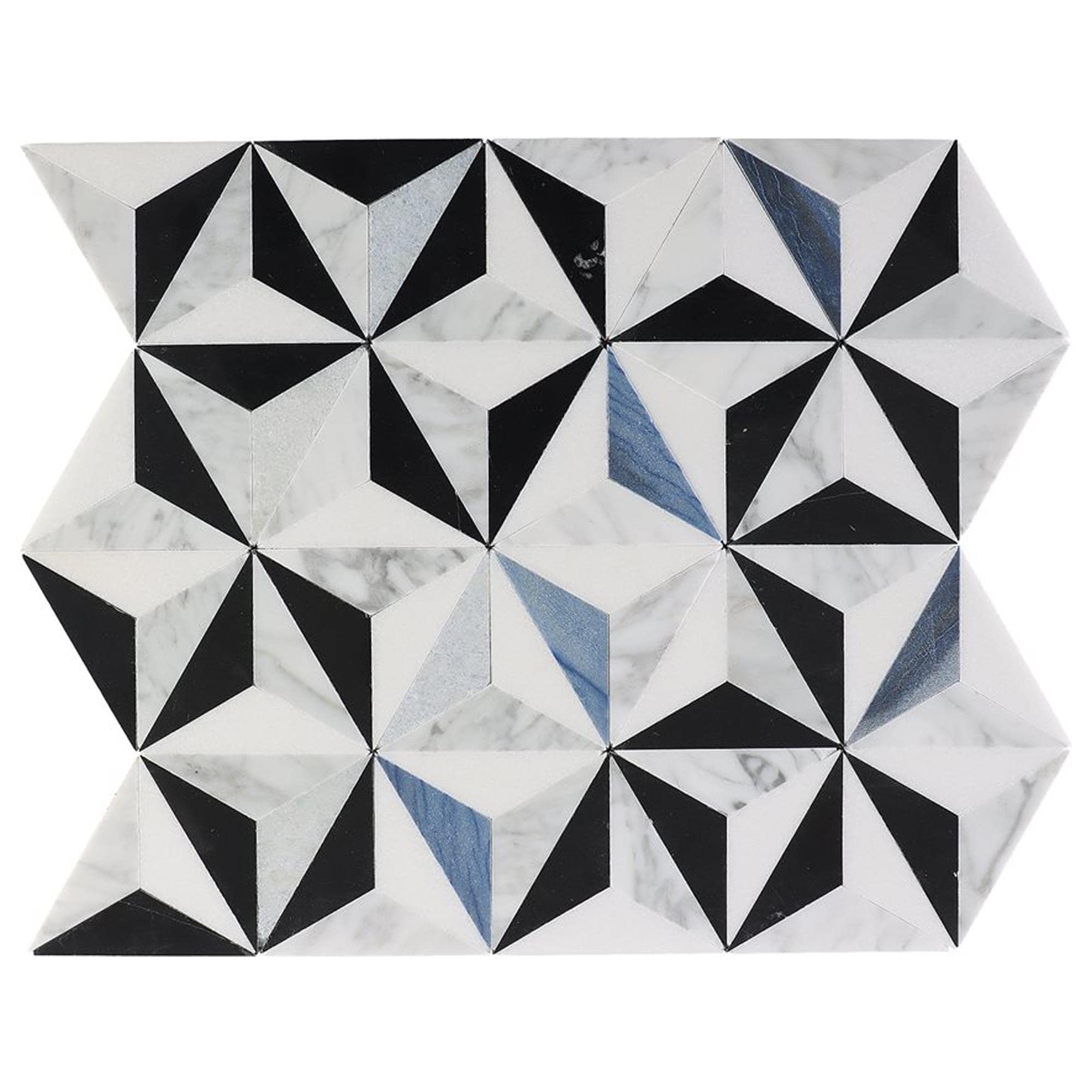 Soho Studio Geotech Winter Sky Nero, Thassos, Blue Celeste, Blue ...