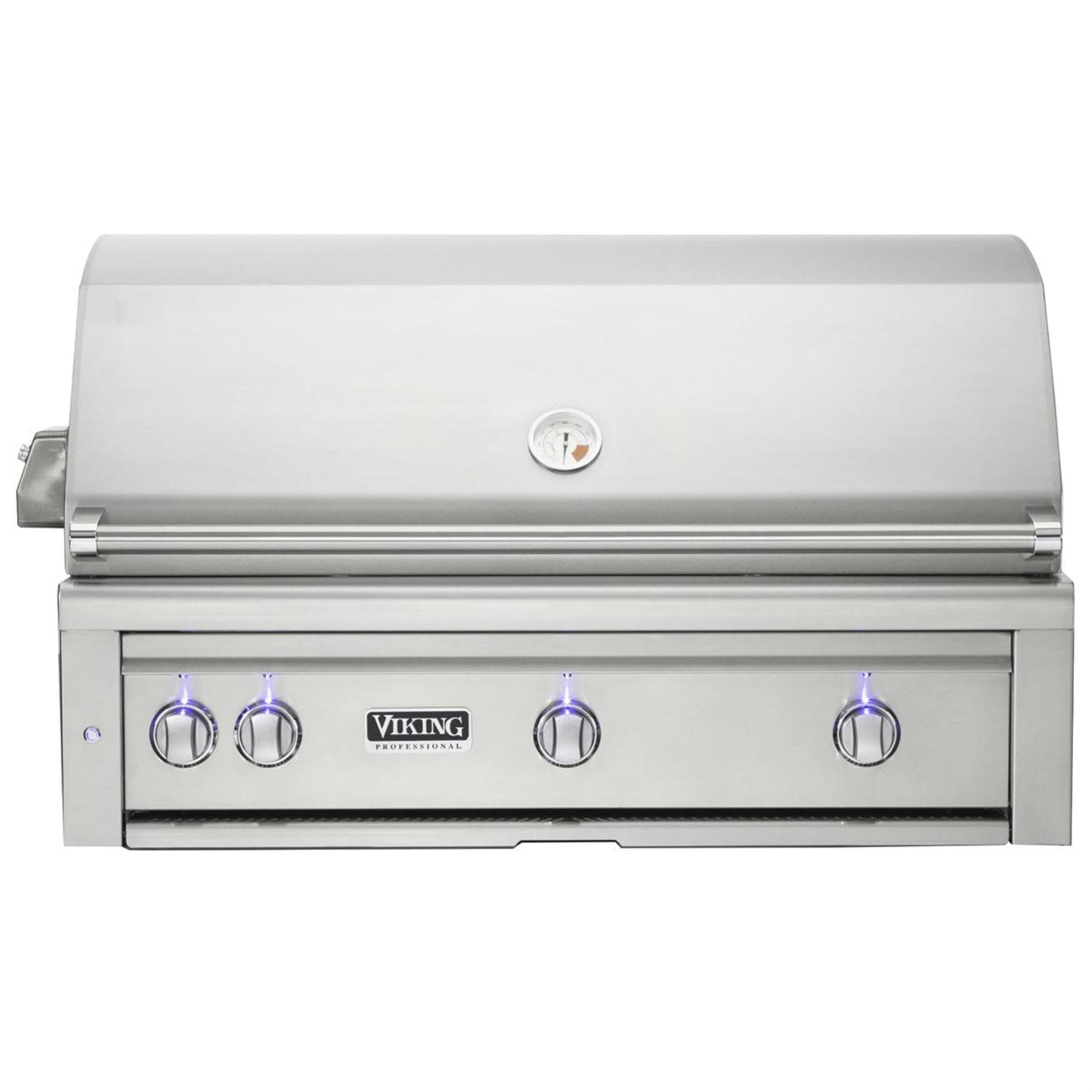 Viking Range 42" Built-In Natural Gas Grill in Stainless Steel ...
