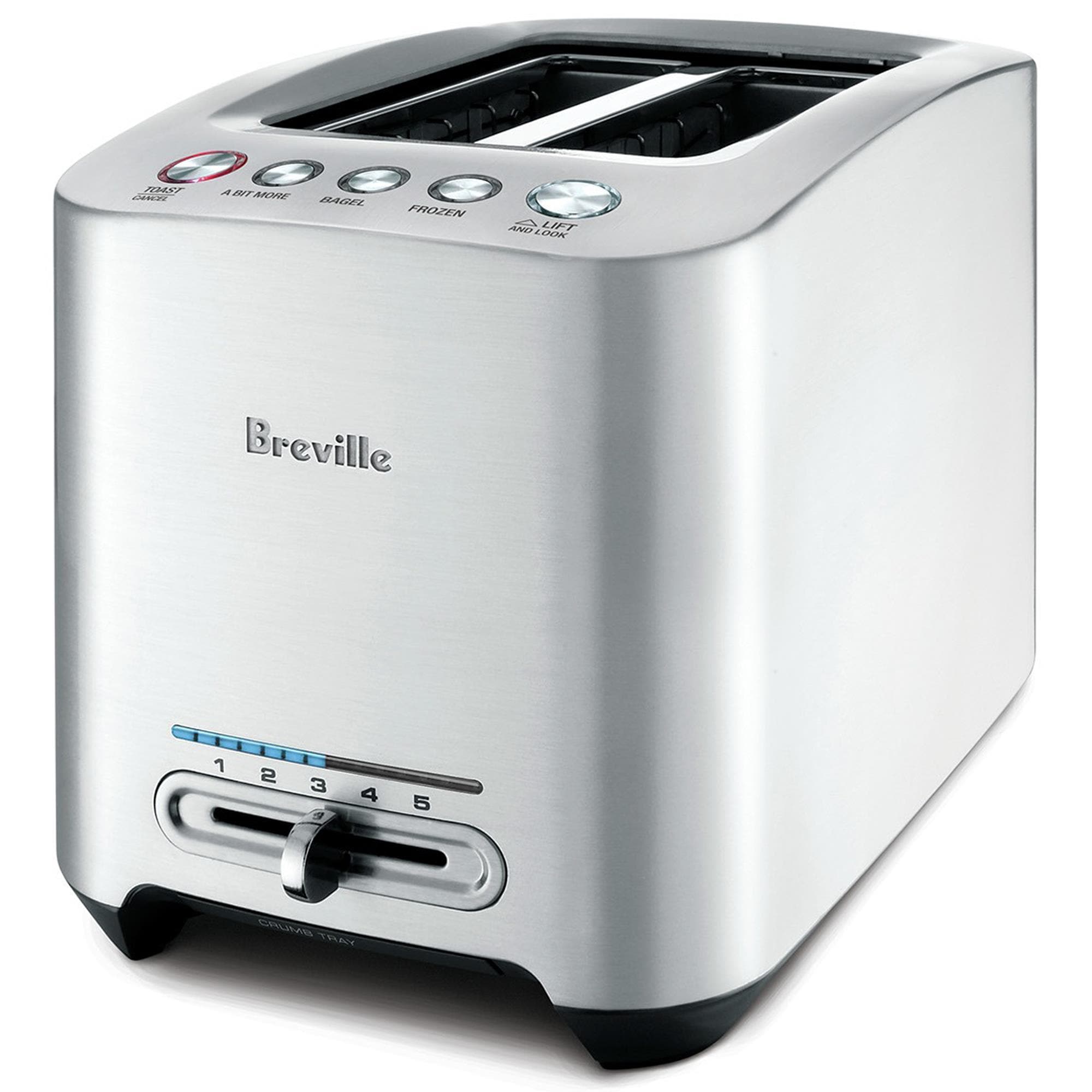 Breville 2-Slice Die-Cast Smart Toaster in Brushed Stainless Steel