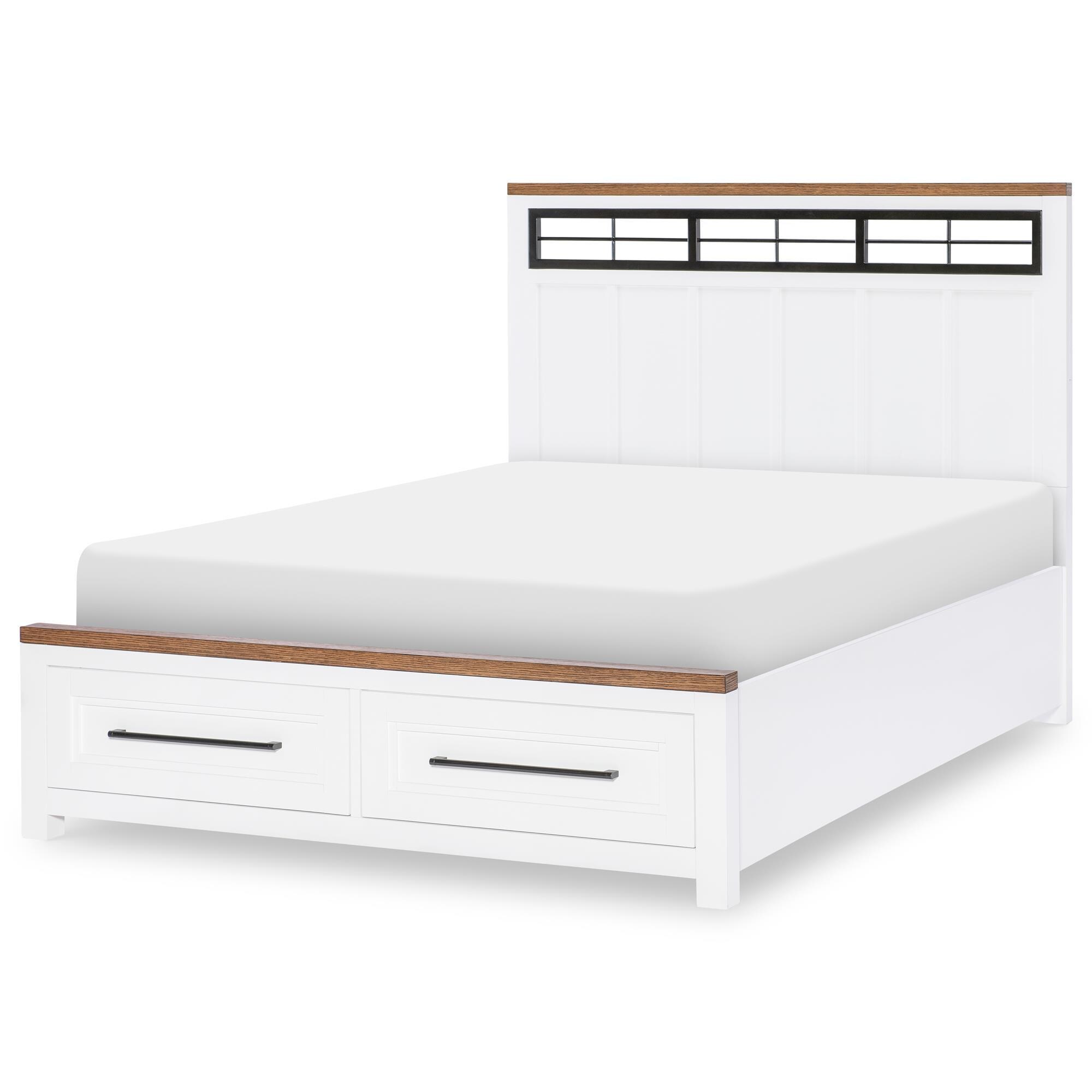 Legacy Classic Dutton Full Storage Bed in Natural White, Toasted ...