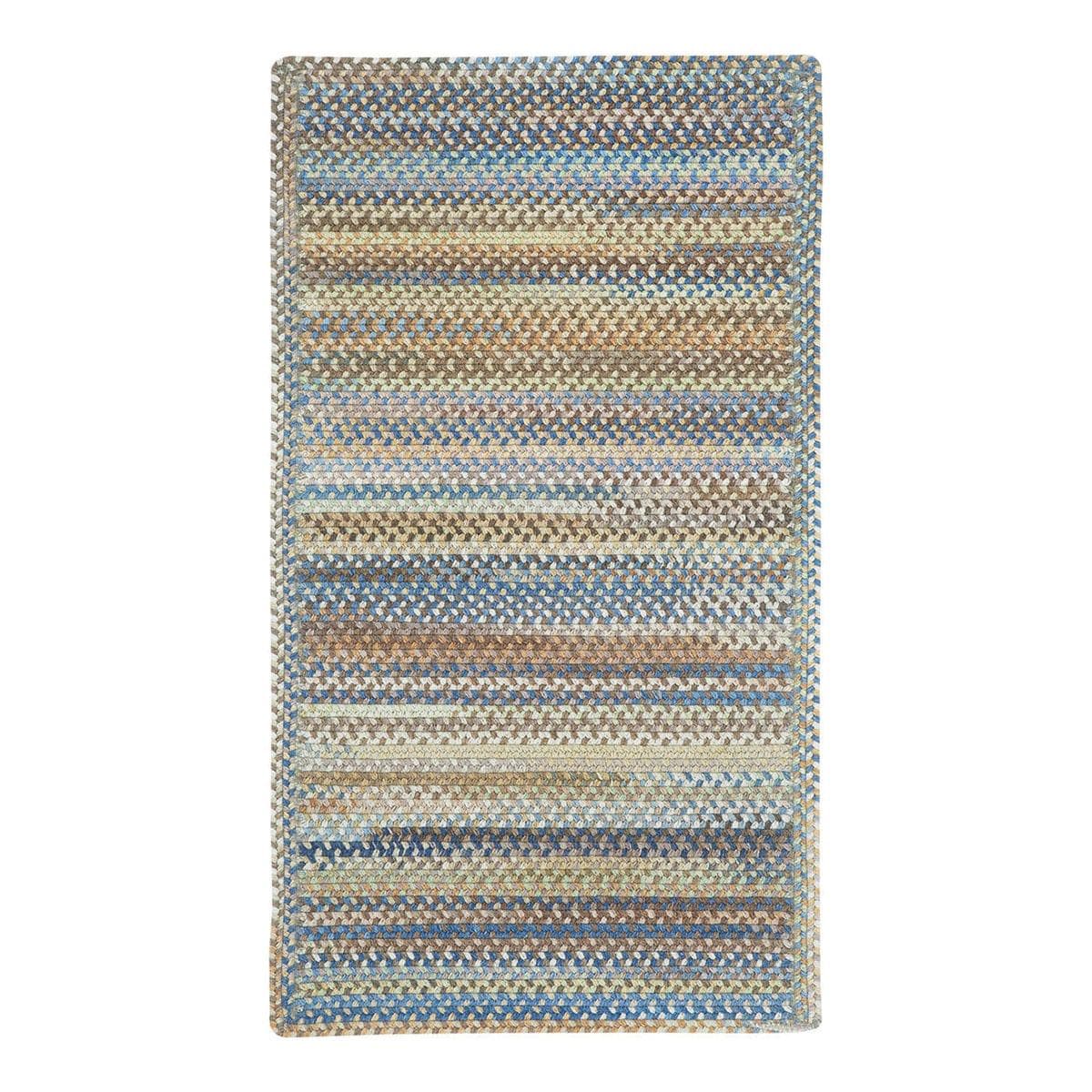 Capel American Legacy 0210-410 4' x 6' Cross Sewn Natural Blue Area Rug ...