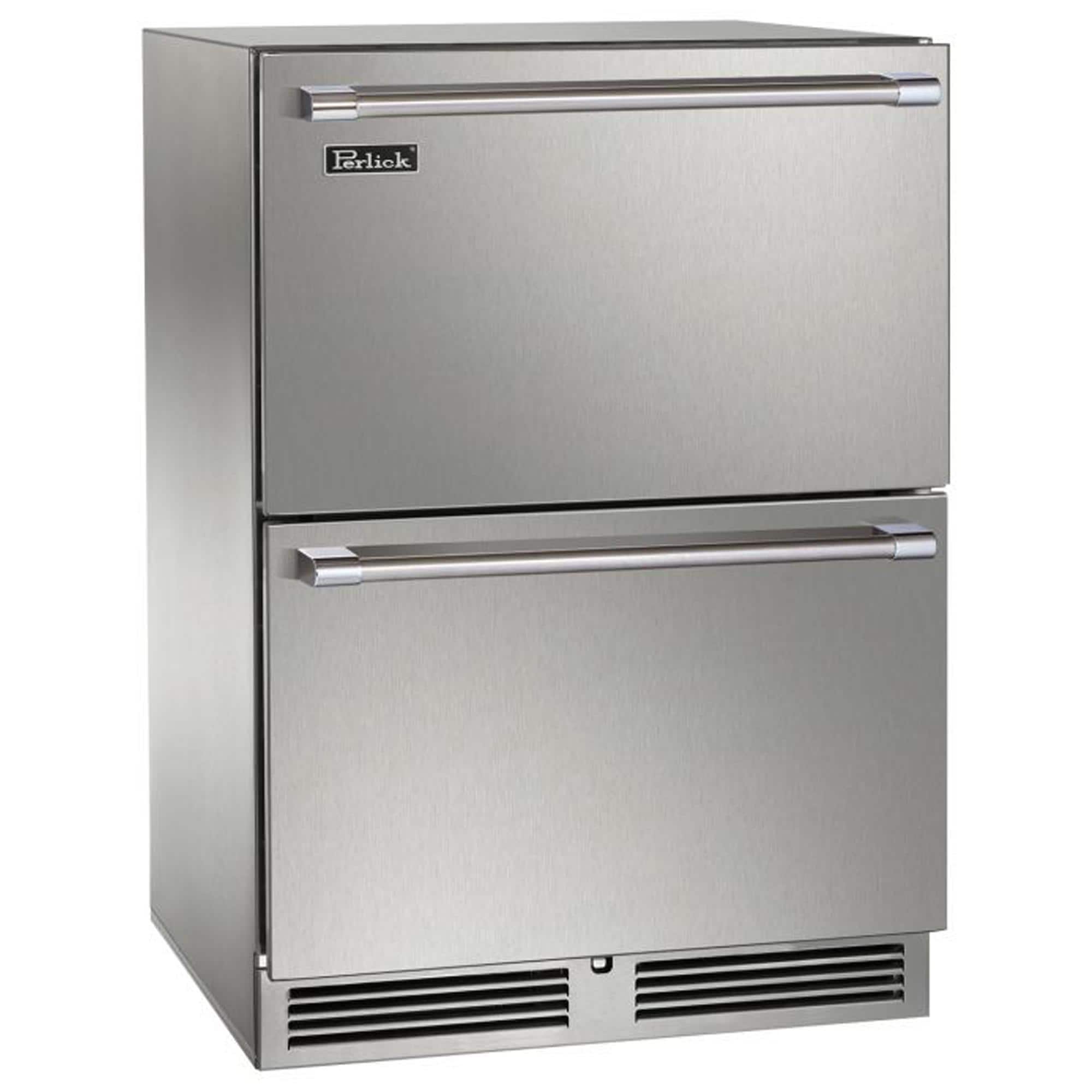 Perlick Signature Marine 5.0 Cu. Ft. Outdoor Dual-Zone Refrigerator ...