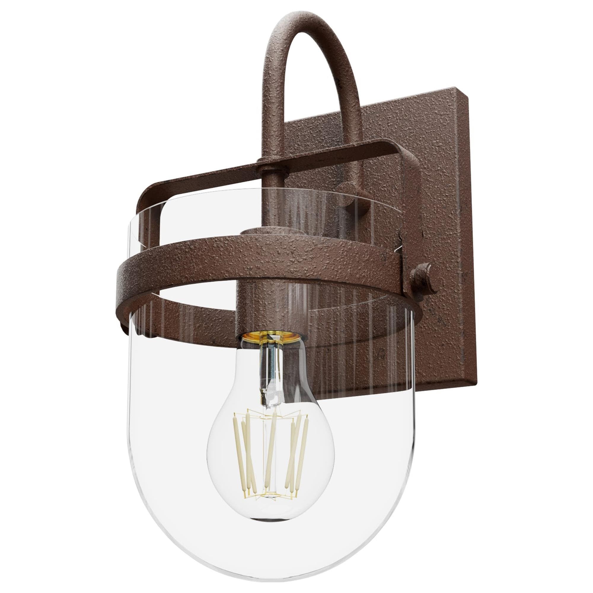 Hunter Karloff Sconce in Textured Rust