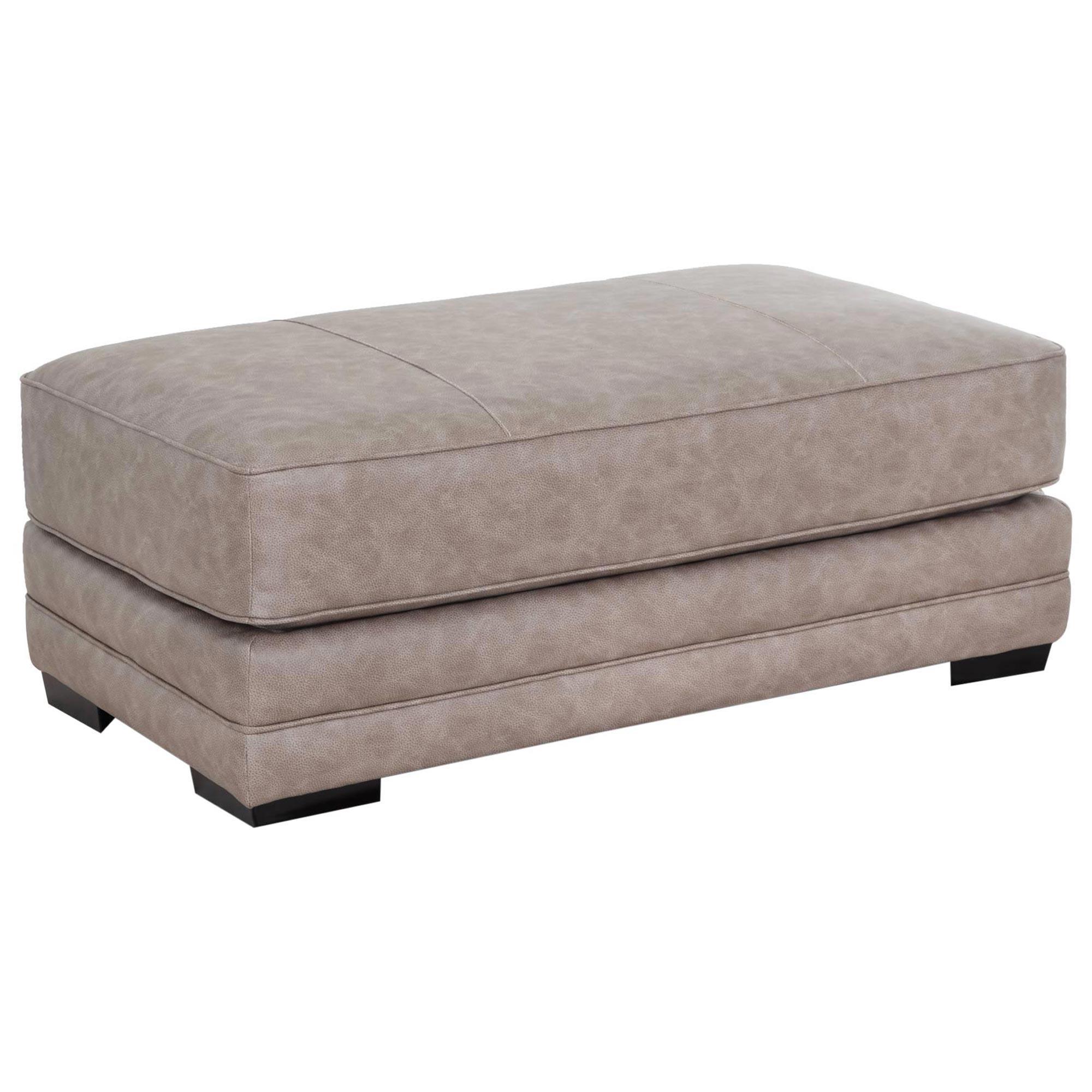 Moore Furniture Granger Ottoman in Duvall Greige