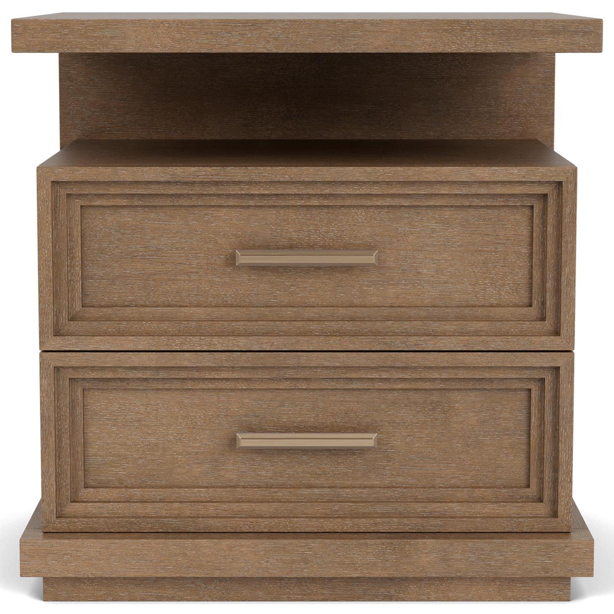 Shannon Hills Cascade 2-Drawer Nightstand in Casual Mink