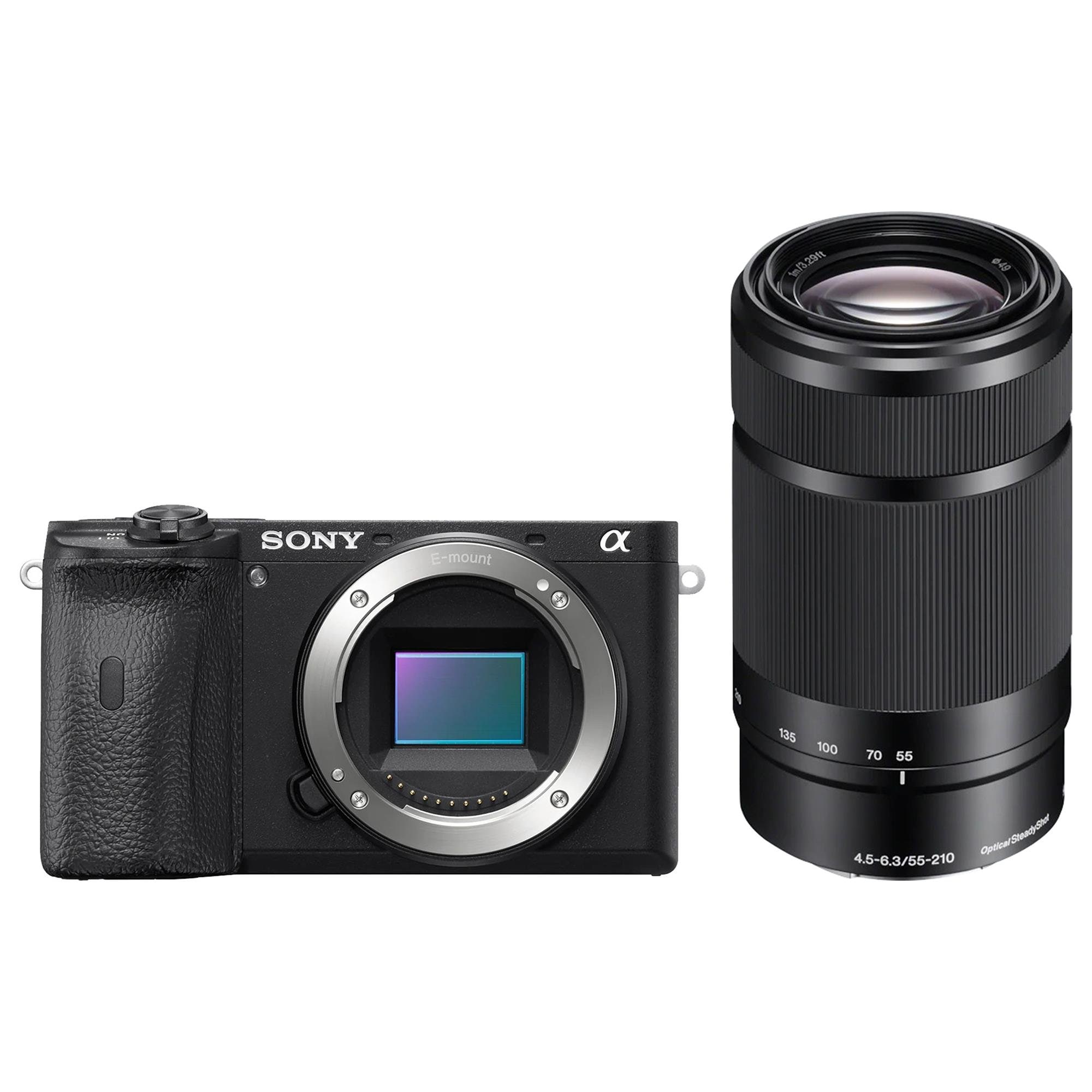 Sony Alpha A6600 Mirrorless Digital Camera with E 55-210 mm F4.5-6.3 ...