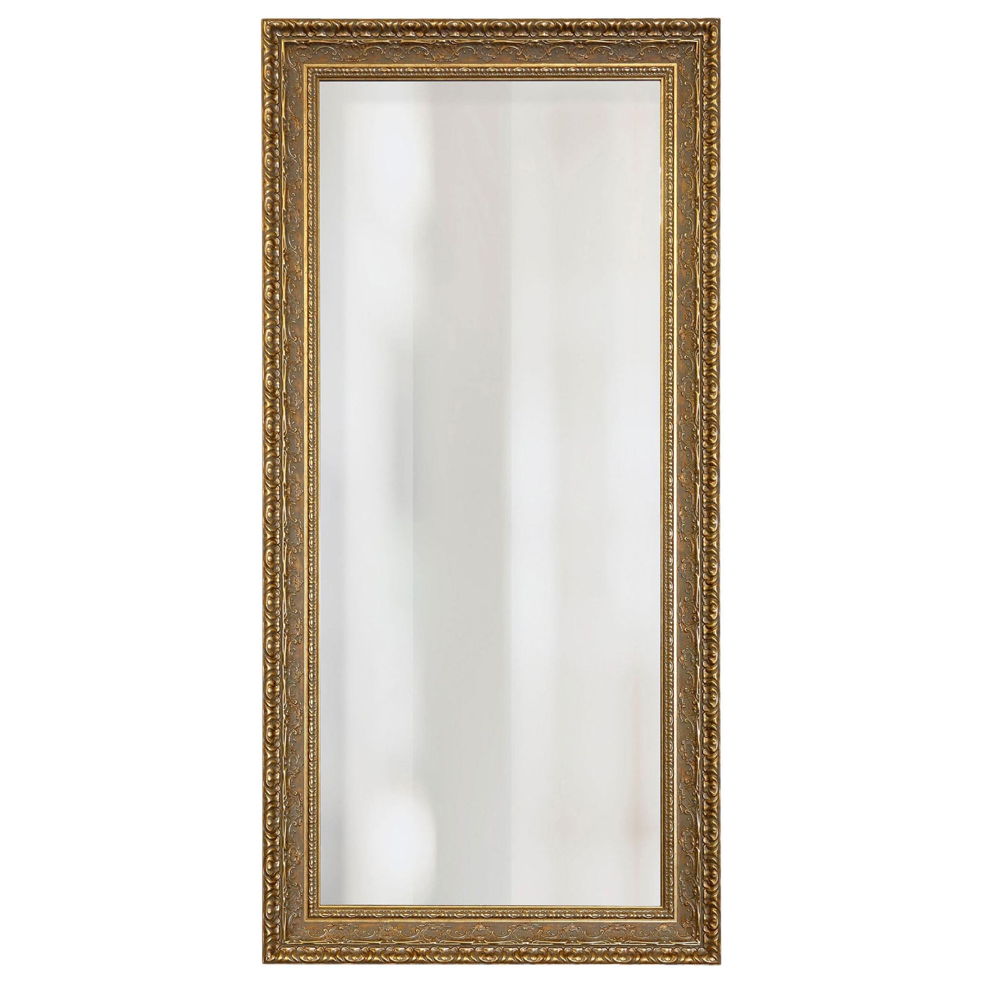 Flair Industries 66" x 32" Framed Mirror in Gold | NFM
