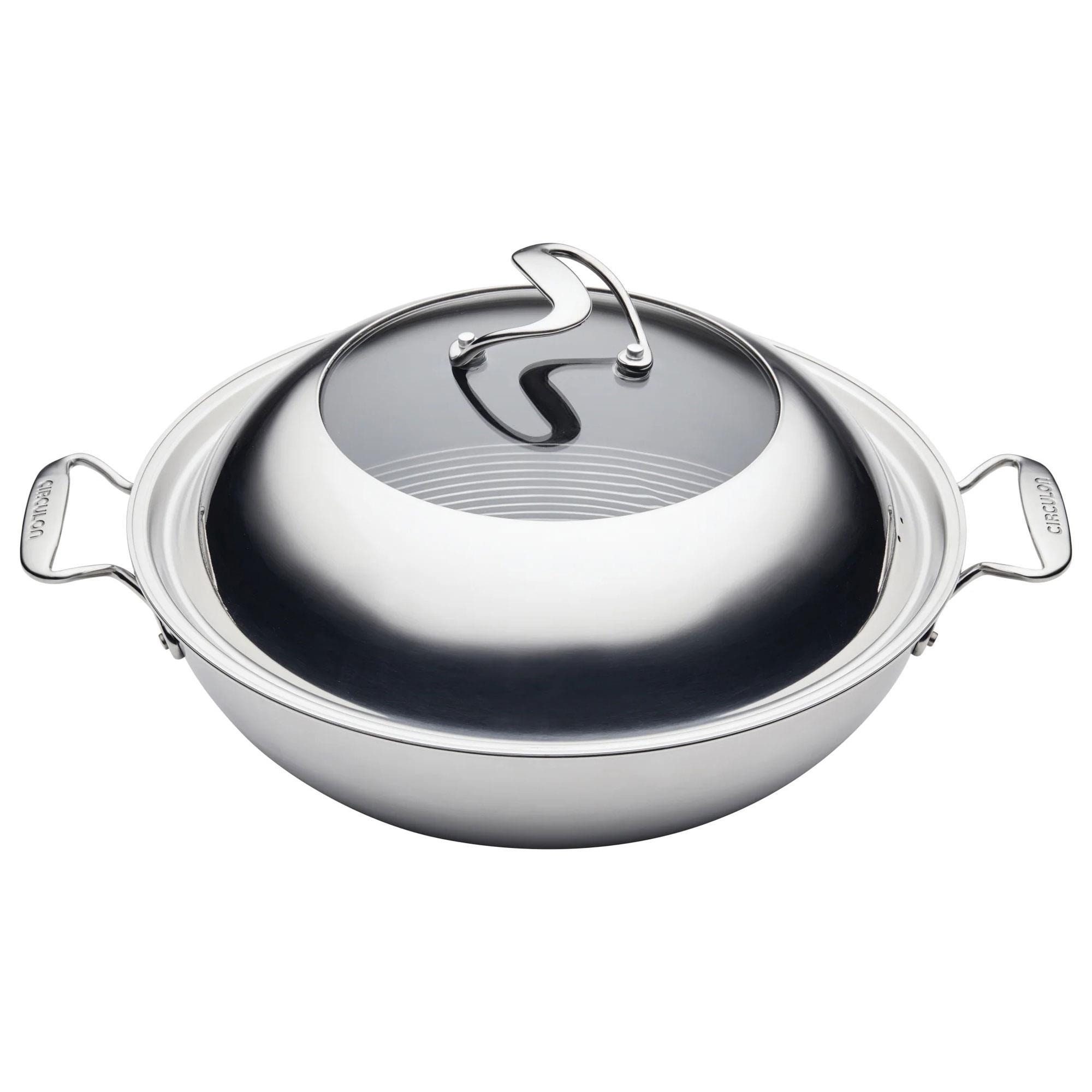 Circulon 14 Covered wok w/ Clear Lid