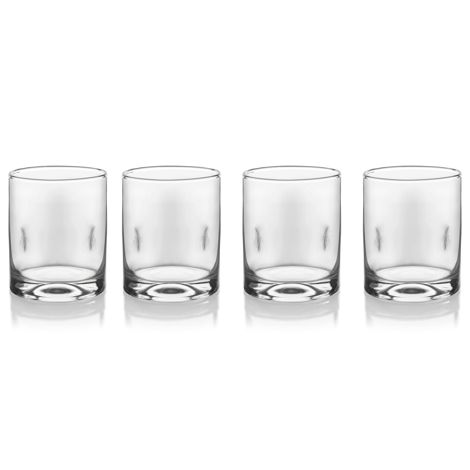 Libbey Glass Impressions Rocks 4-Piece Drinkware Set in Clear