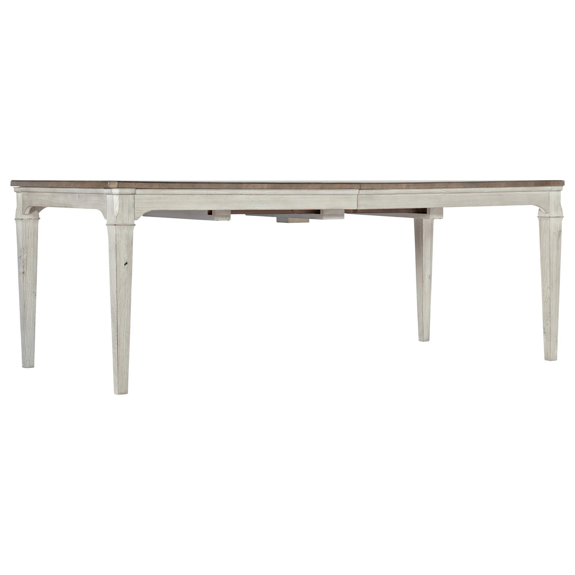 Hooker Furniture Montebello 82" Rectangle Dining Table in Danish White ...