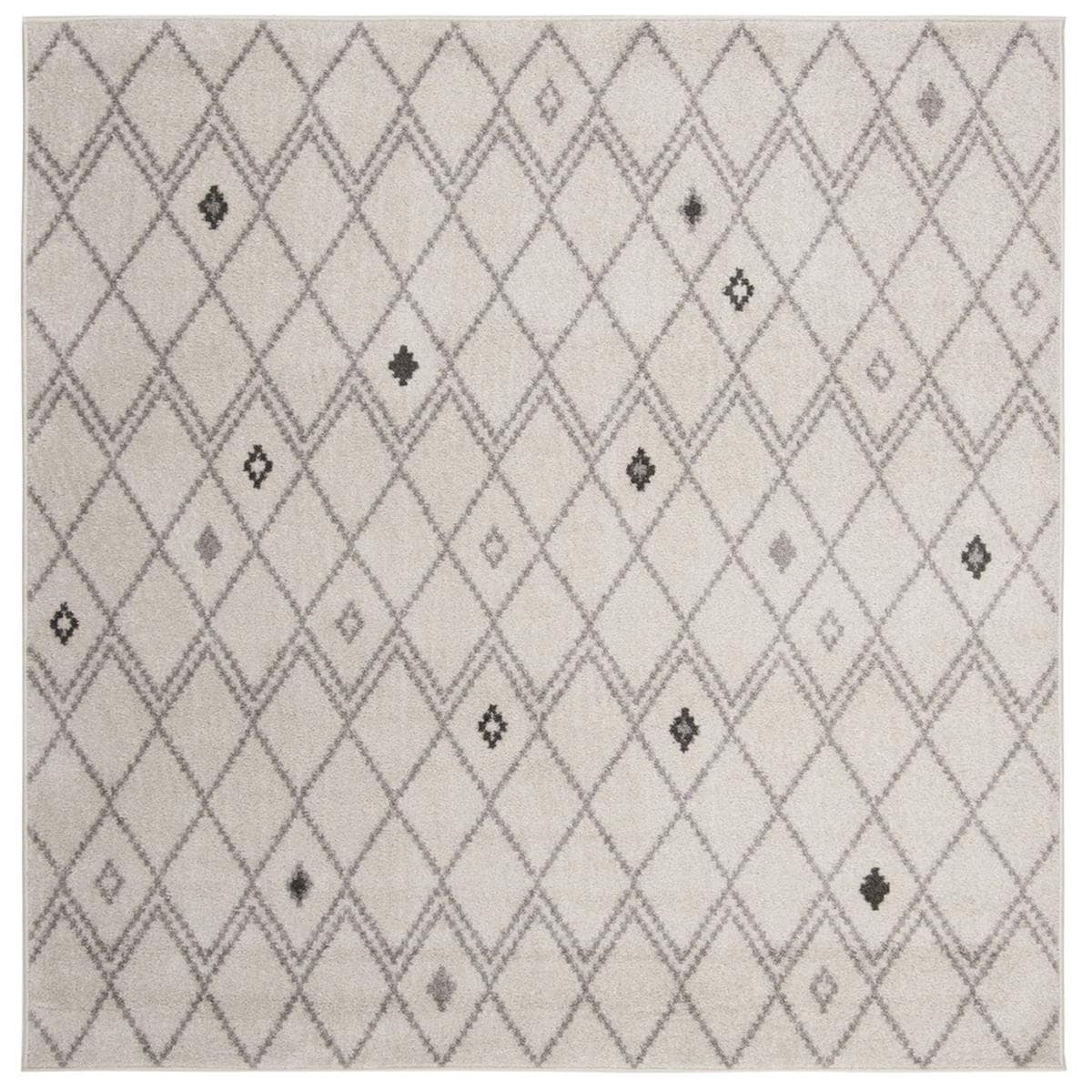 Safavieh Adirondack ADR132B-6SQ 6' Square Ivory and Grey Area Rug