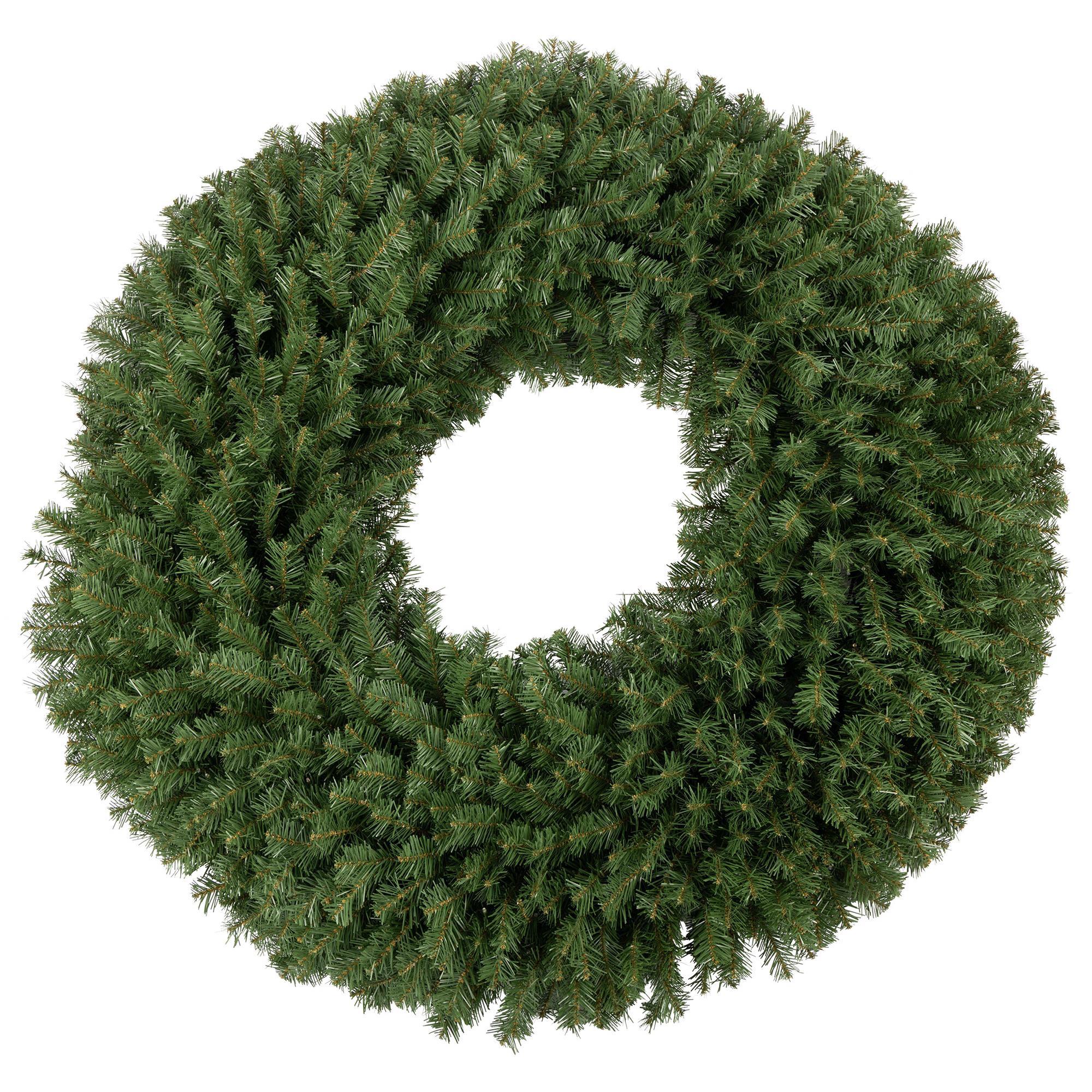 Timberlake 60" Large Christmas Wreath with 300 LED Lights in Green