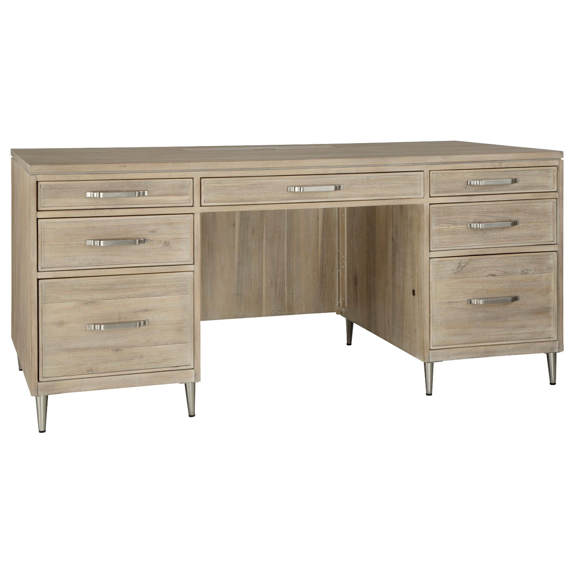 Riva Ridge Maddox 66" Executive Desk in Biscotti