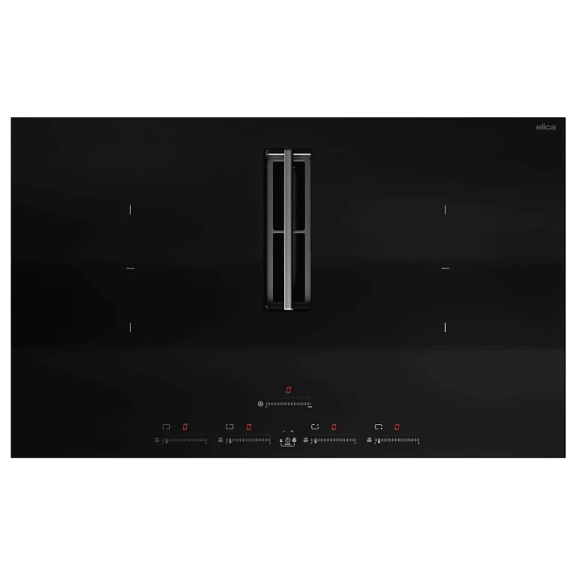 Elica Nikola Tesla Flux 30" Induction Downdraft Cooktop in Black