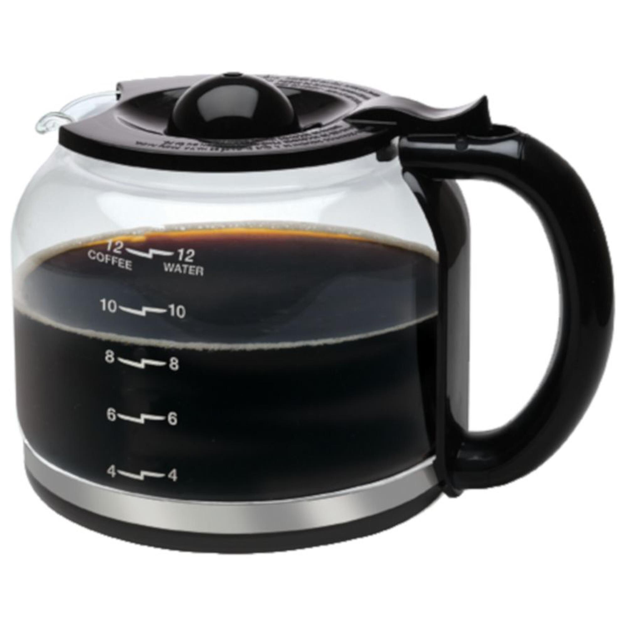 Capresso 12-Cup Replacement Carafe with Lid for Model 427/414 in Black