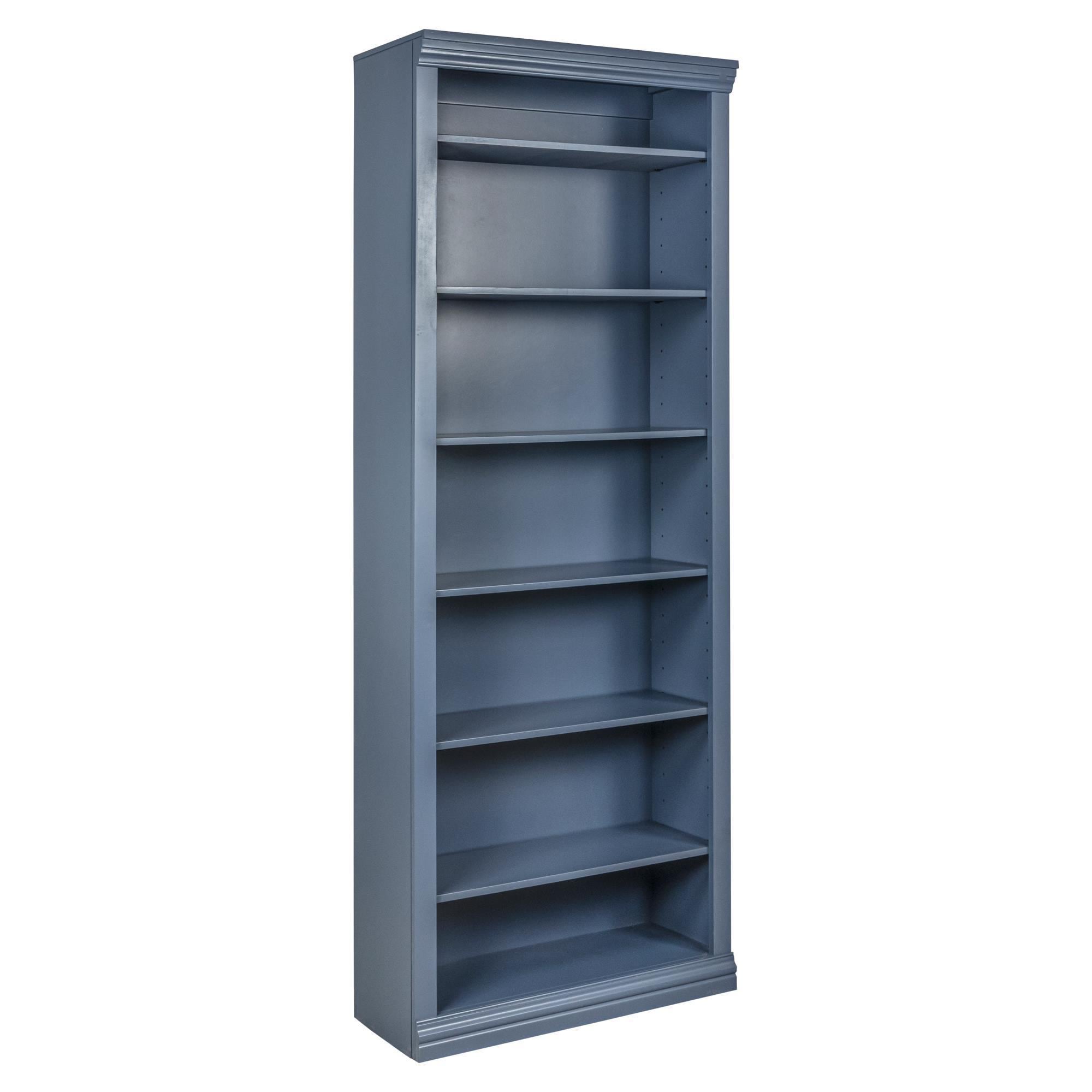 Cal-Baja Furniture 84" Bookcase in Tempo Blue