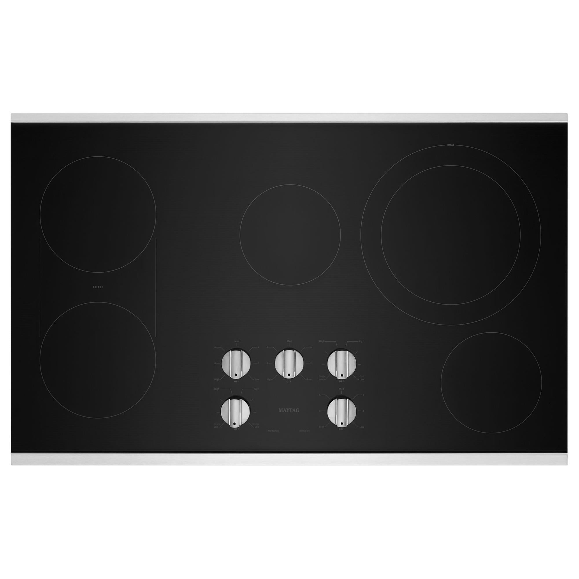Maytag 36" Built-In Electric Cooktop with Reversible Grill | Nebraska ...