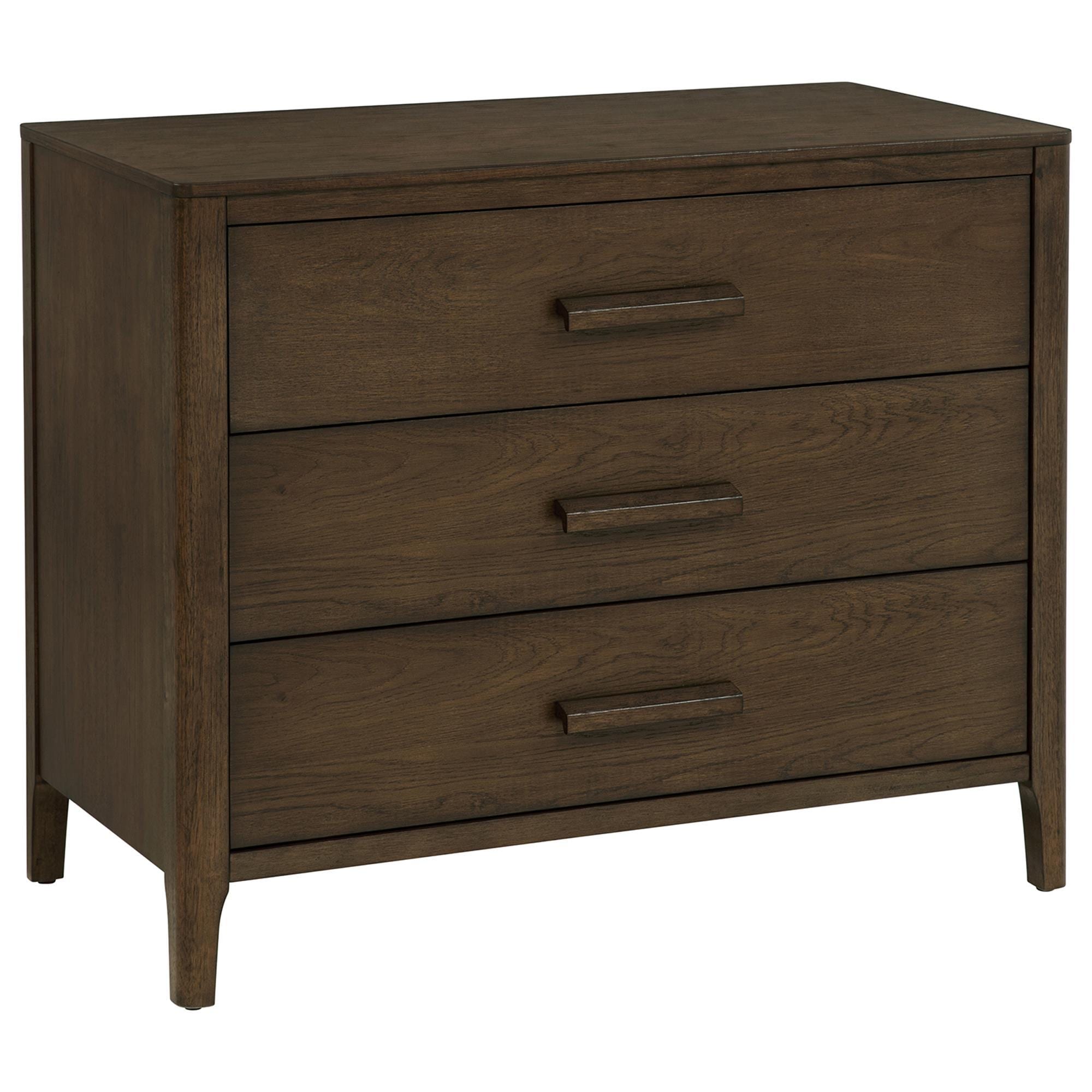 Linden Boulevard Wexler 3-Drawer Accent Chest in Espresso