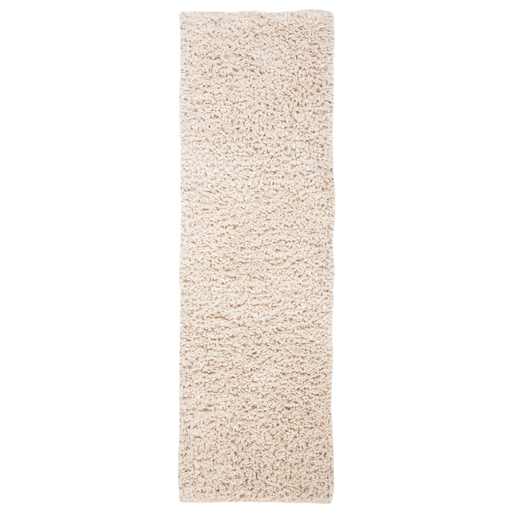 Safavieh Sheep Shag SSG212A 2'3" x 8' Ivory Runner