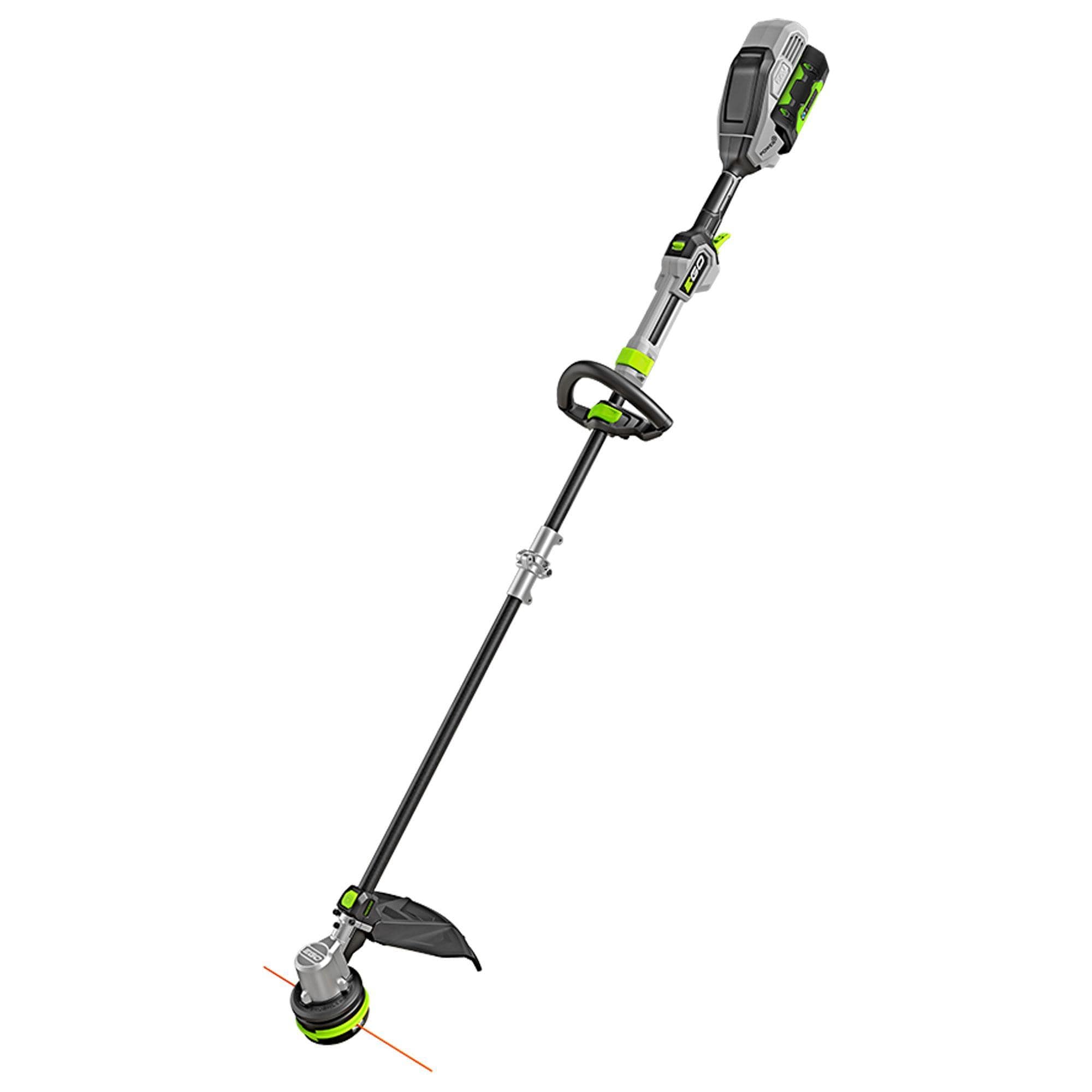 EGO 56V 16" String Trimmer with Telescopic Carbon Fiber Shaft in Gray ...
