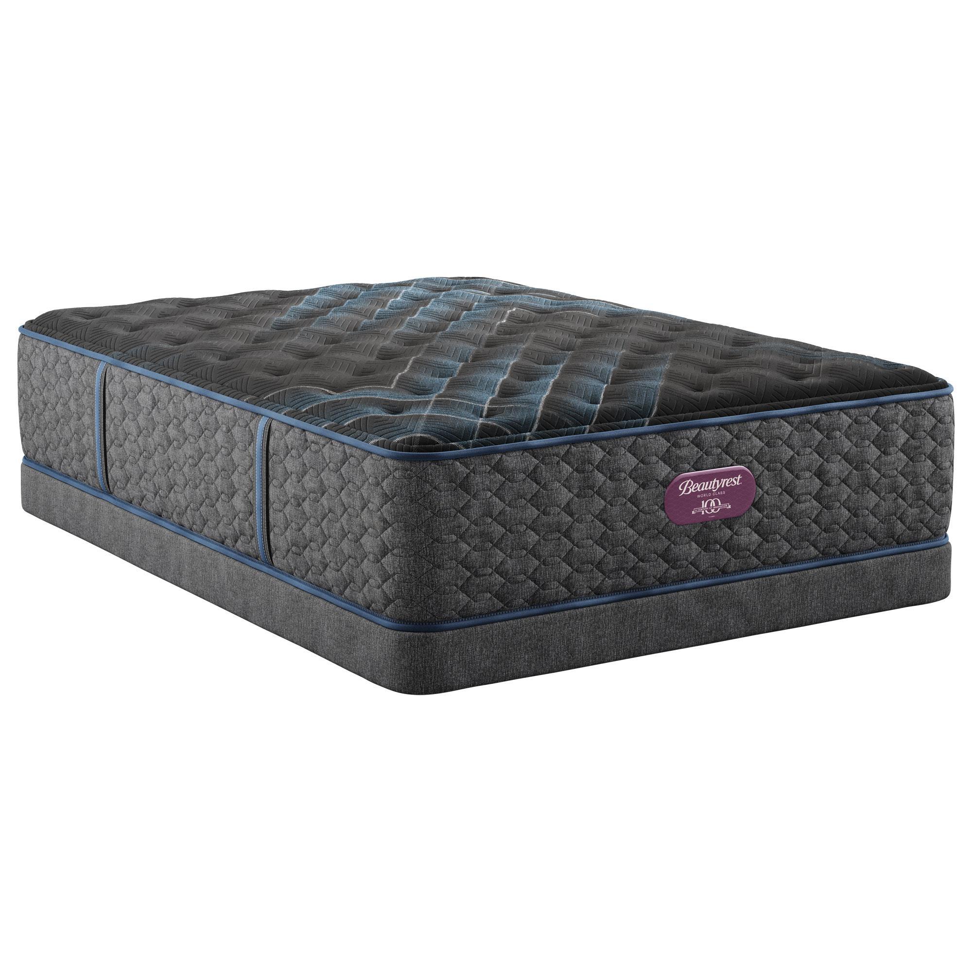 Simmons World Class Level Four Plush Full Mattress with Low Profile Box ...