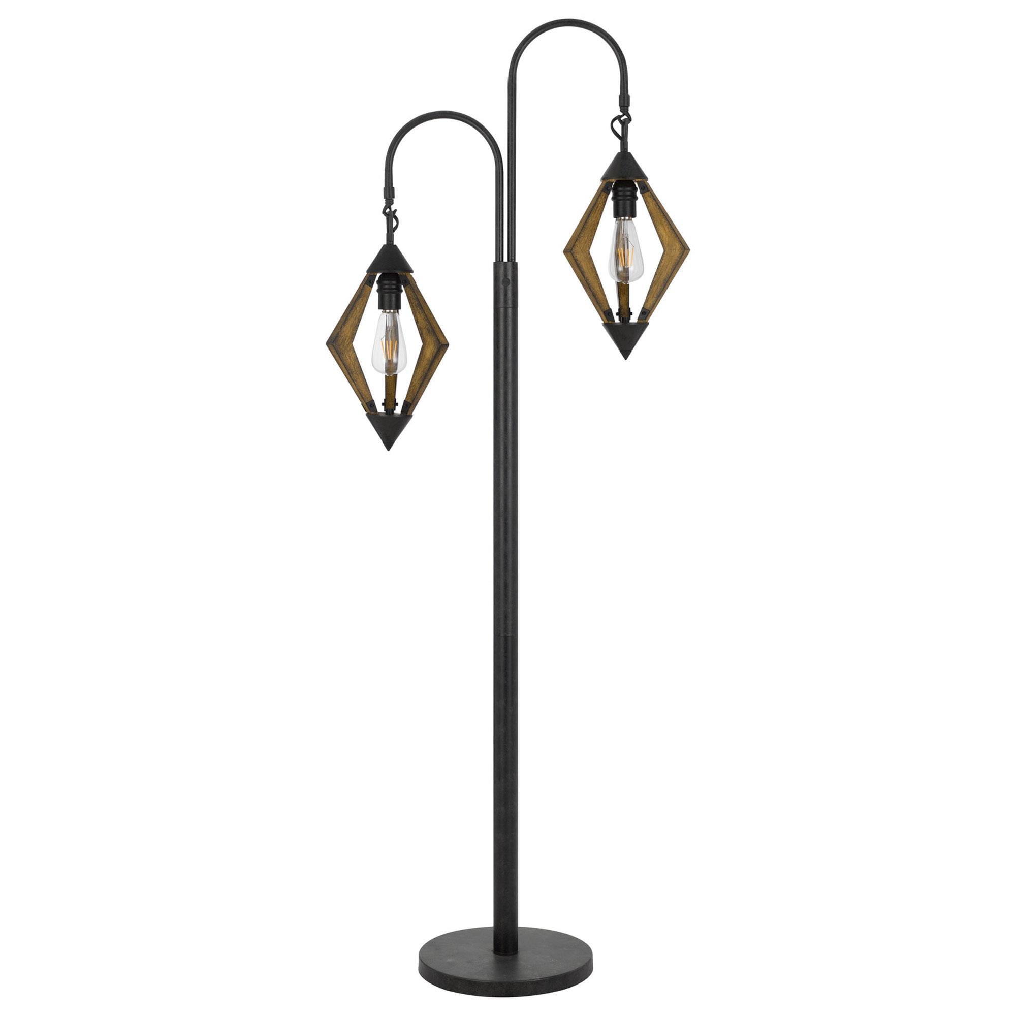 Cal Lighting Valence Floor Lamp in Black