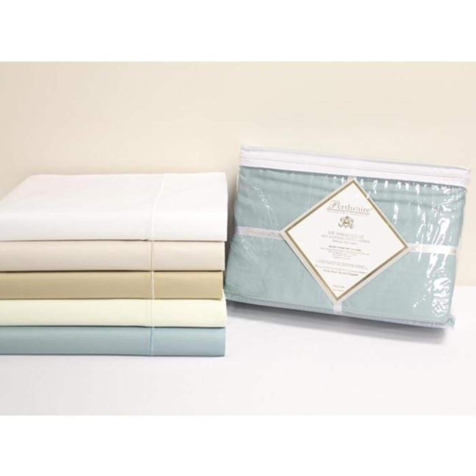 HN International 600 Thread Count King Ivory Sheet Set