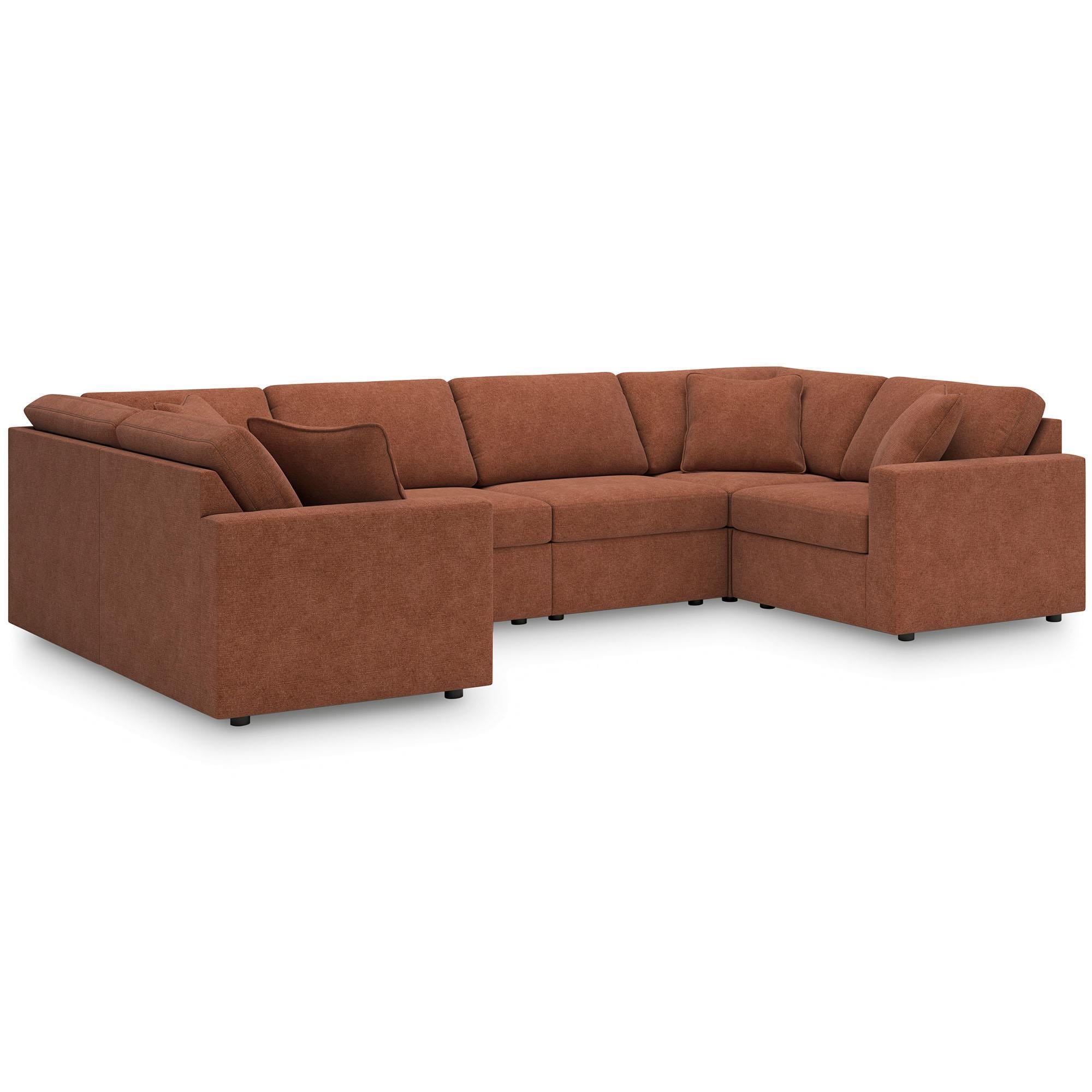 Ashley Modmax 6-Piece Sectional in Spice
