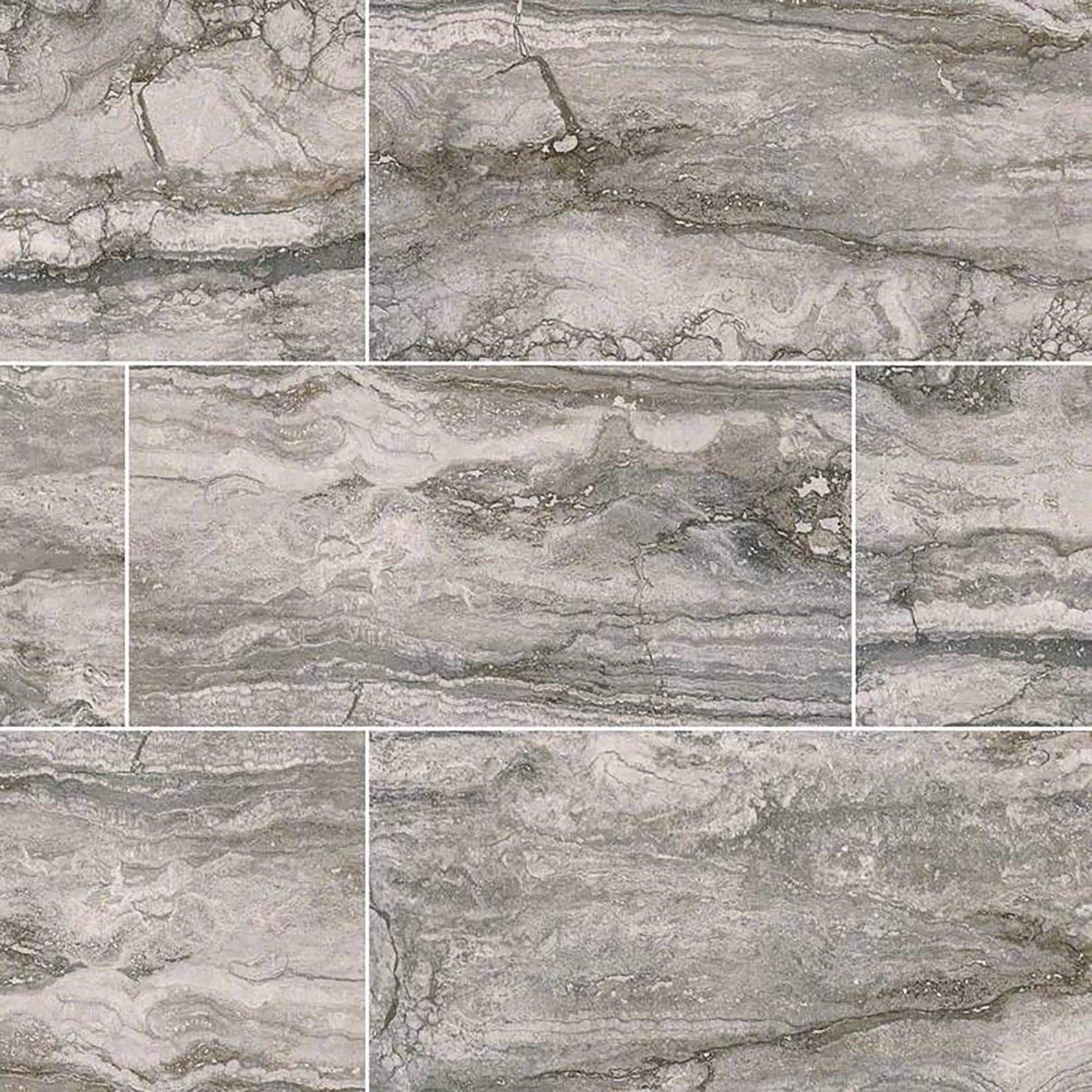 MS International Bernini Carbone 12" x 24" Matte Porcelain Tile