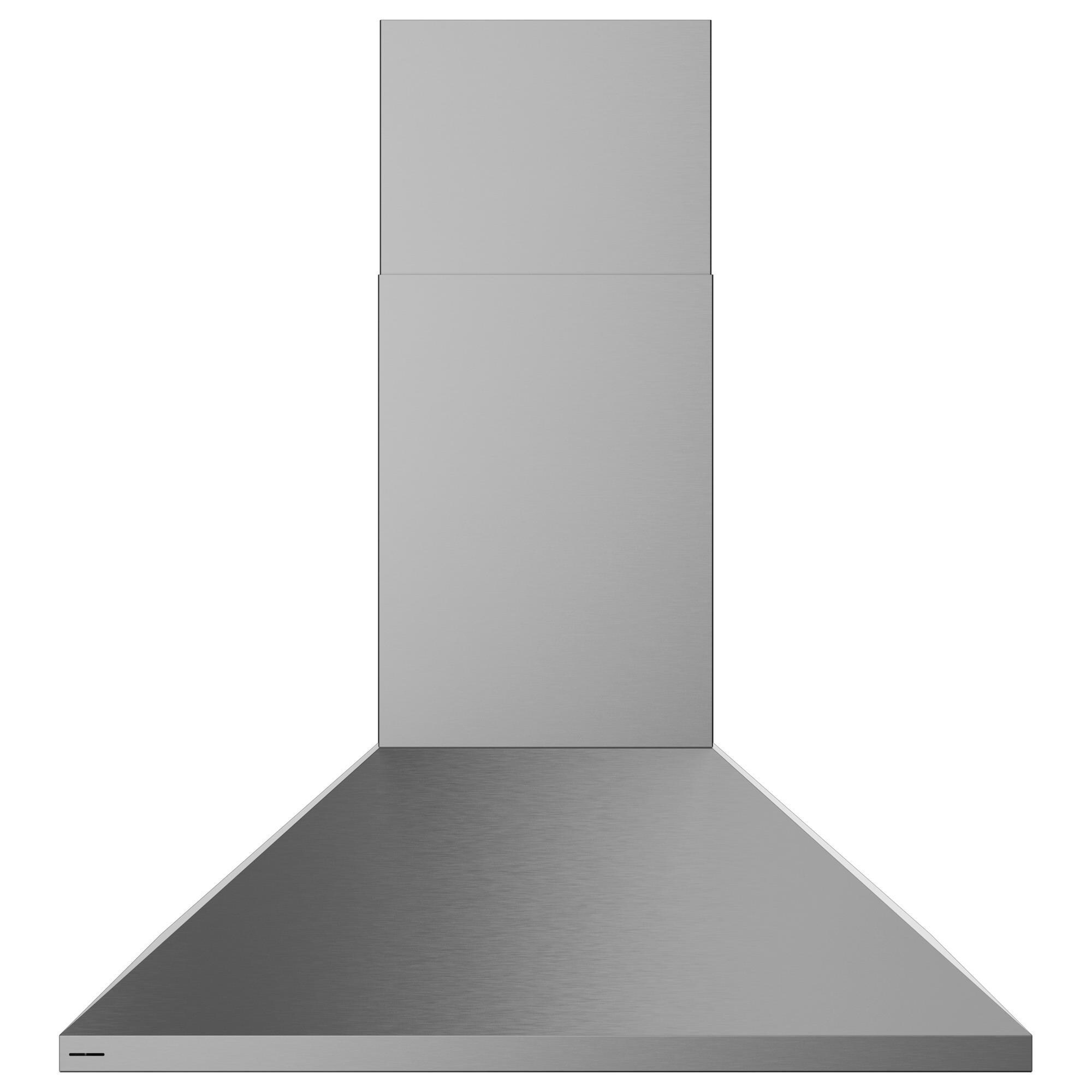 Monogram 36" Wall-Mounted Pyramid Chimney Vent Hood with Air Quality ...