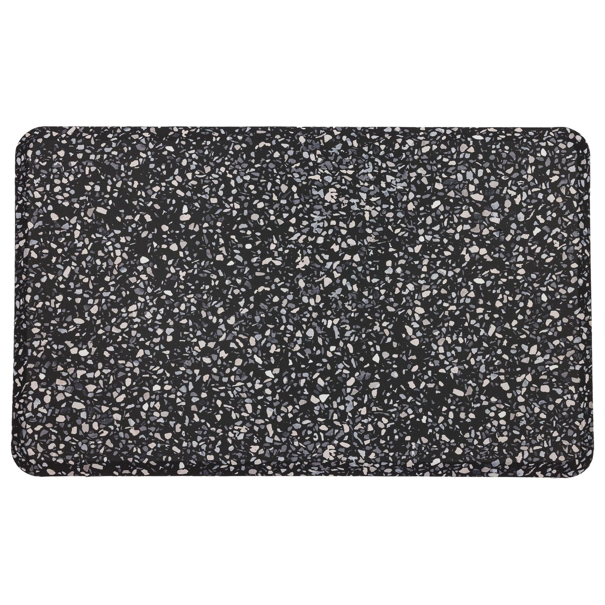 Mohawk Dri-Pro Deluxe Salten 1'8" x 3'6" Black Door Mat
