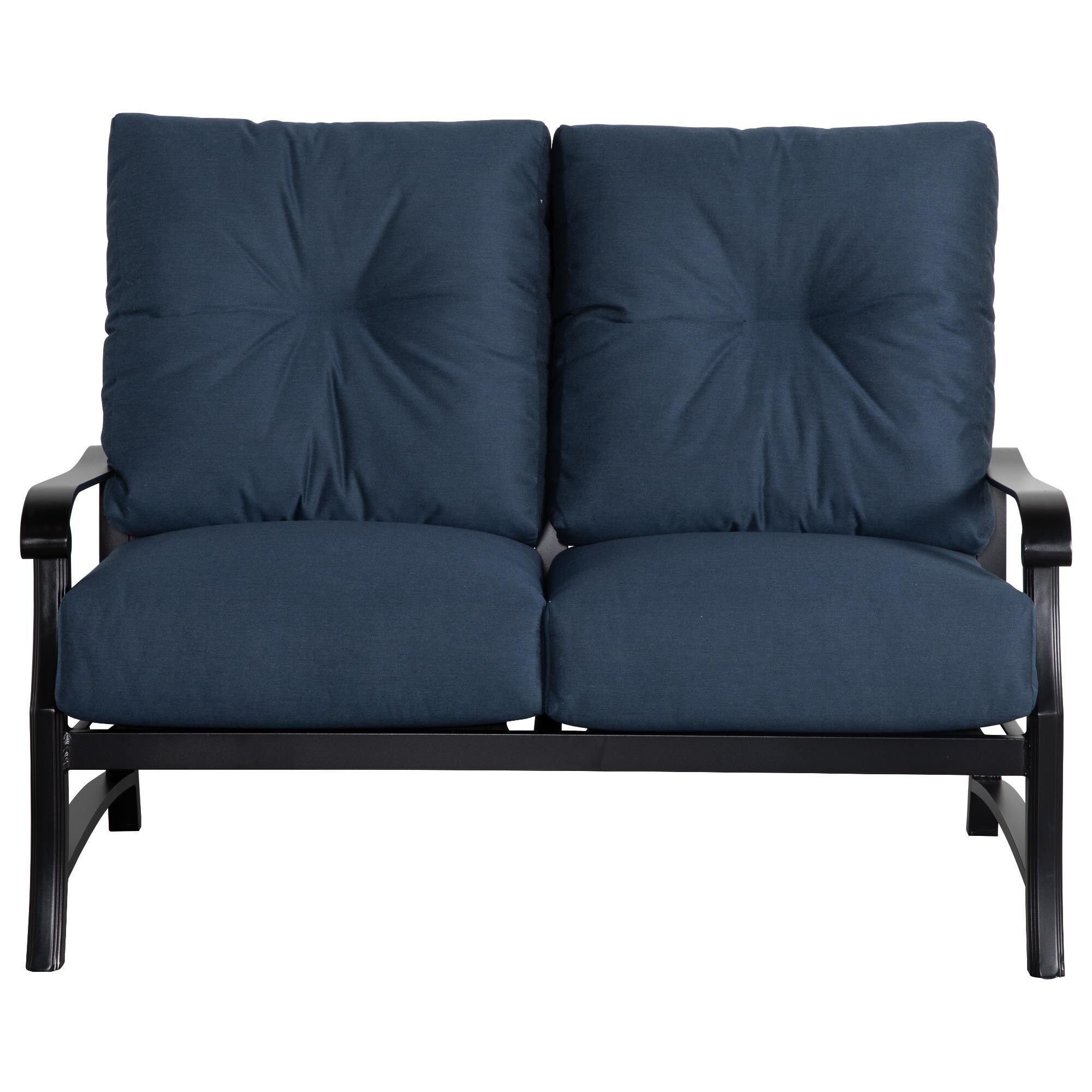 Crown Garden Furniture Alexandria Patio Loveseat in Flagship Twilight