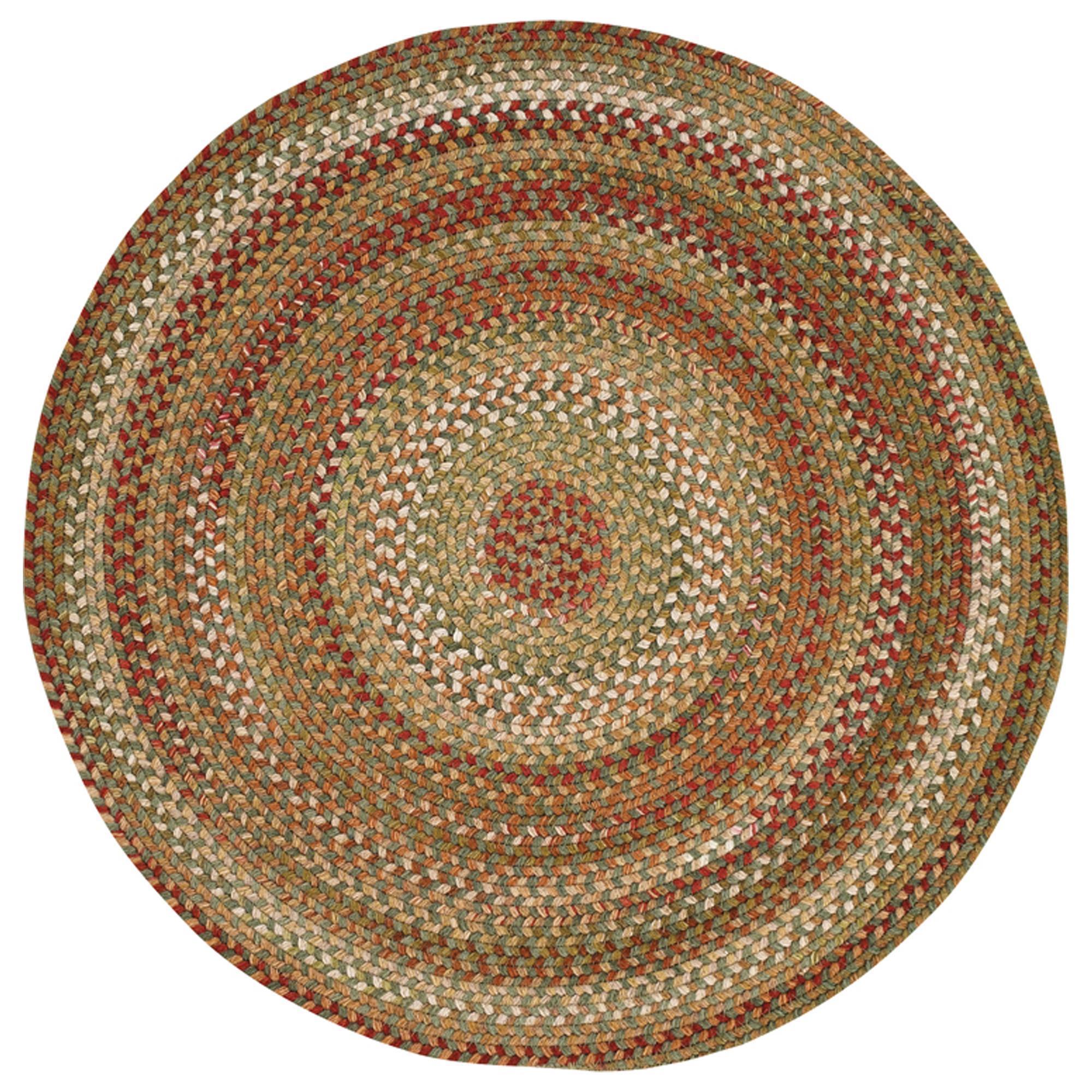Capel Homecoming 0048-200 5'6" Round Evergreen Area Rug | Shop NFM