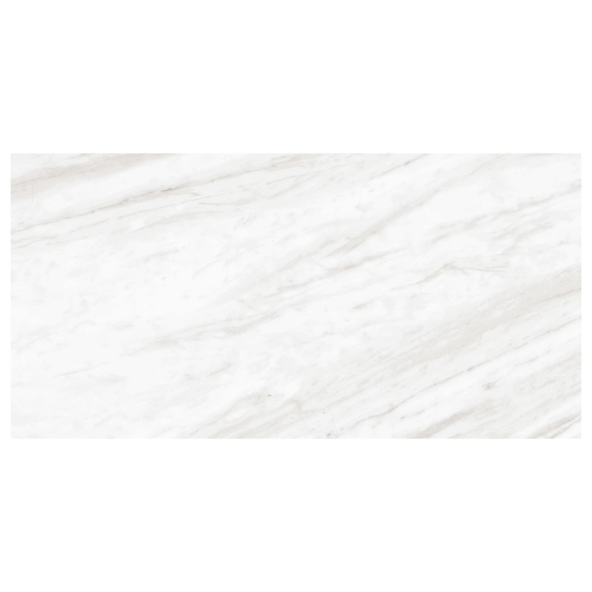 Dal-Tile Perpetuo Timeless White 12" x 24" Polished Porcelain Floor Tile