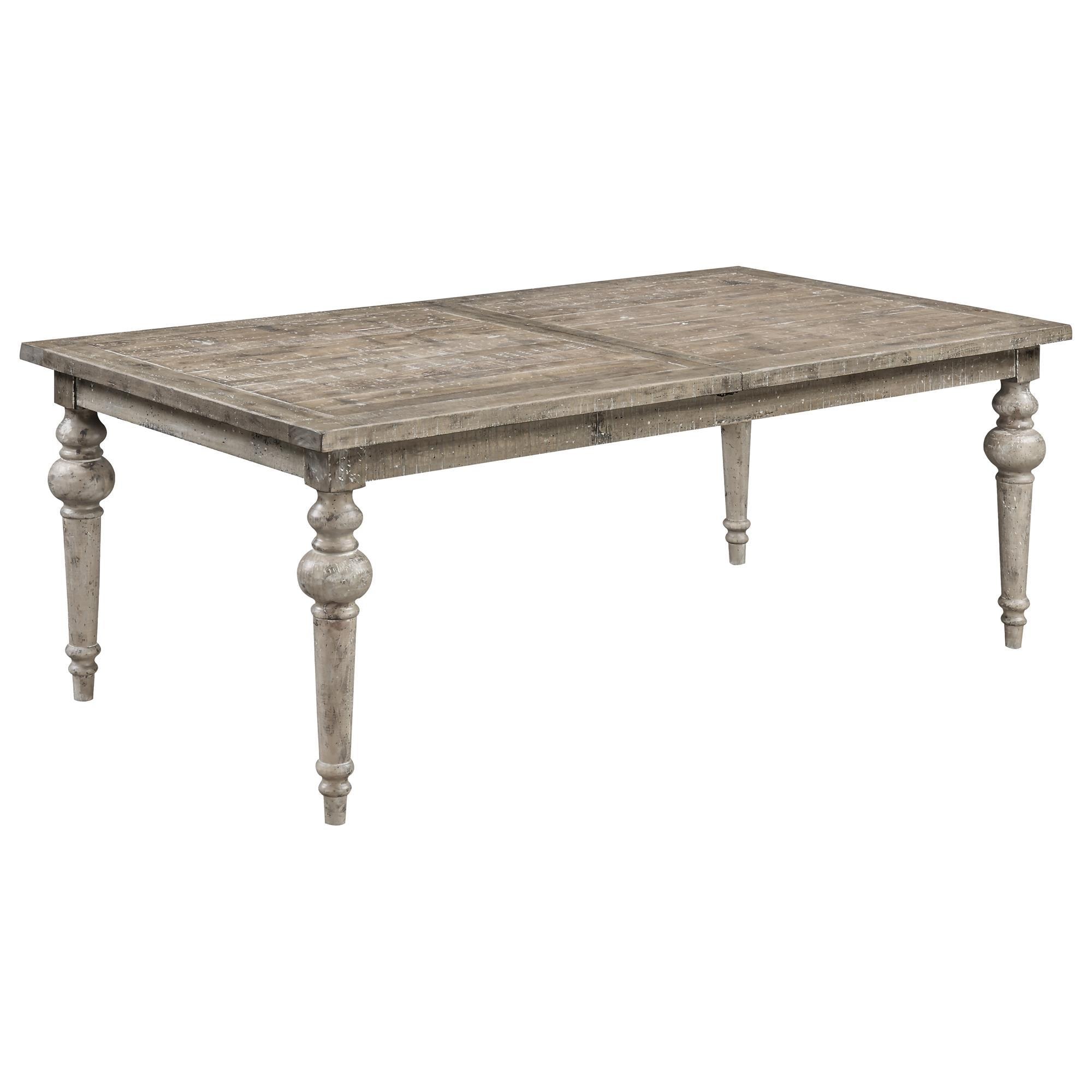 Golden Wave Furniture Interlude Extension Dining Table in Sandstone ...