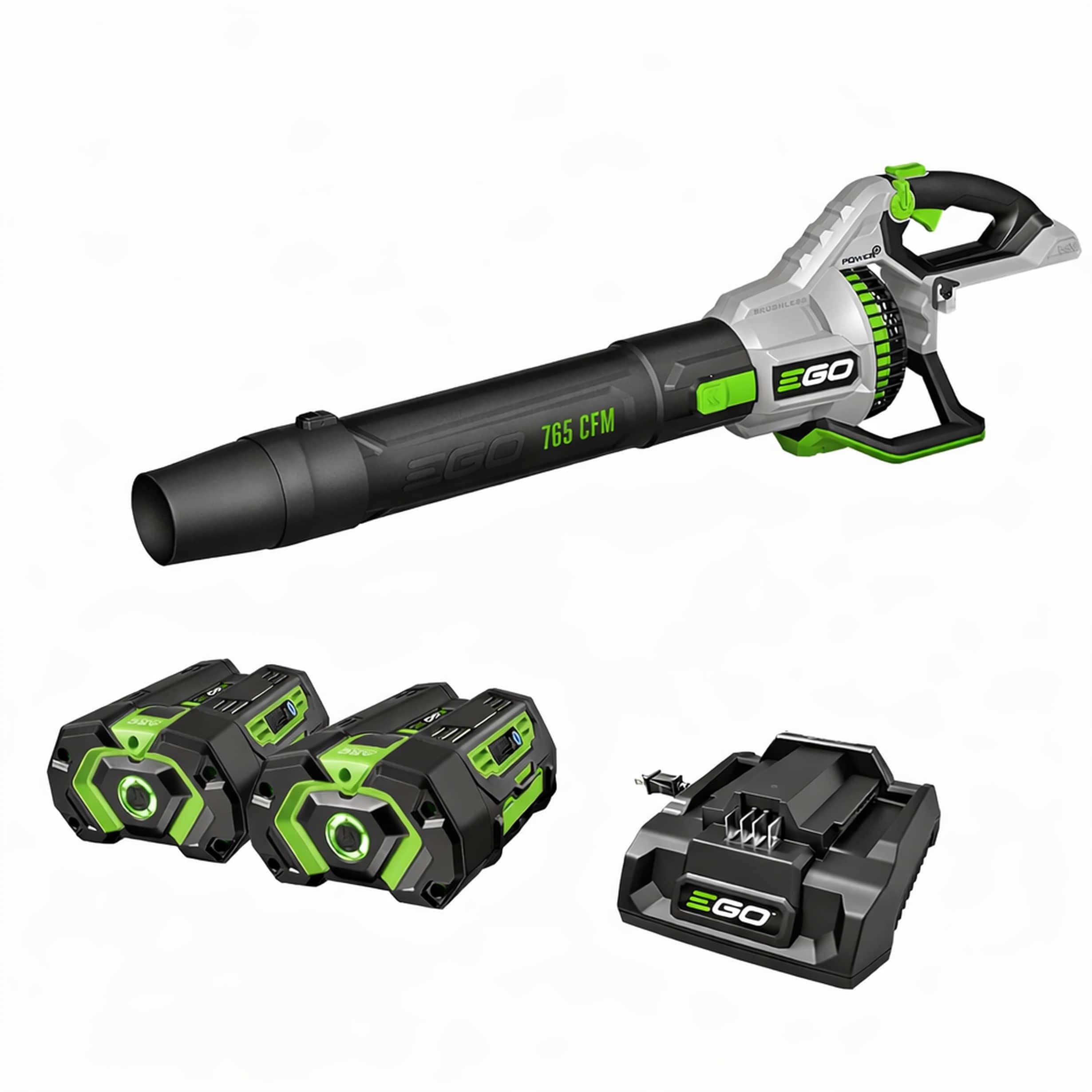 EGO POWER+ 765 cfm Handheld Blower and POWER+ 2.5 Amp Battery