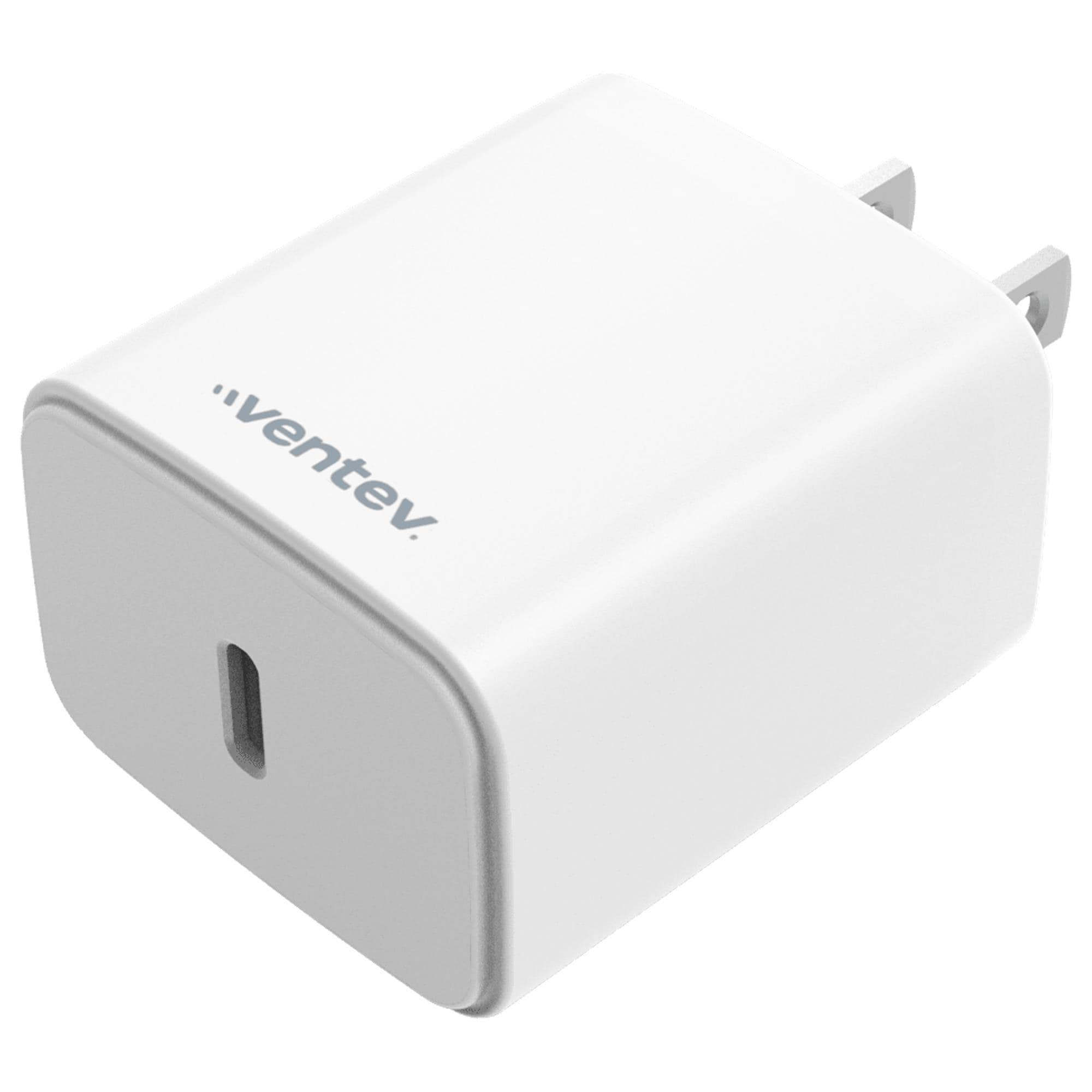 Ventev Ultrafast 20W USB-C Wall Charger in White