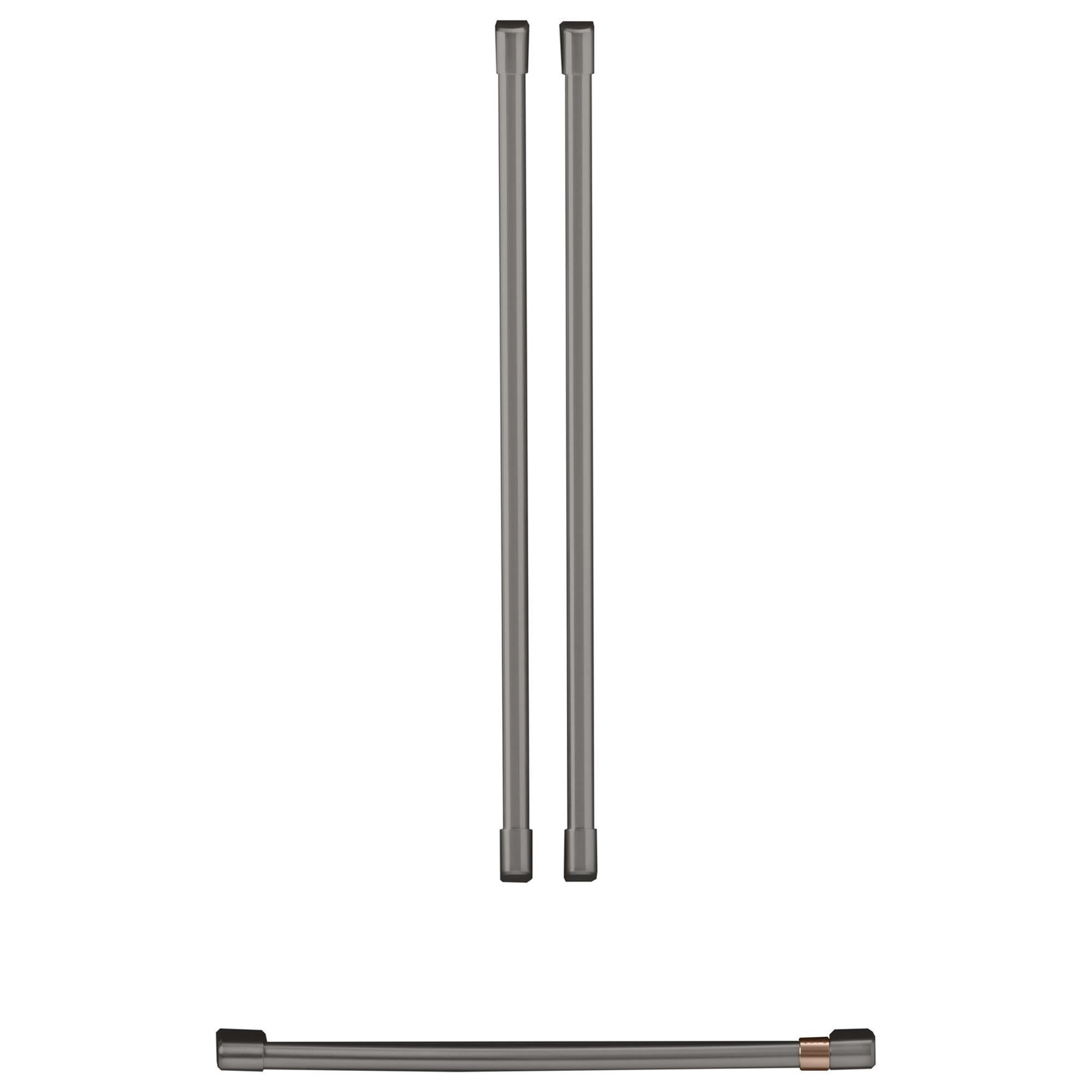 Cafe 3-Piece Refrigeration Handle Kit in Brushed Black | NFM