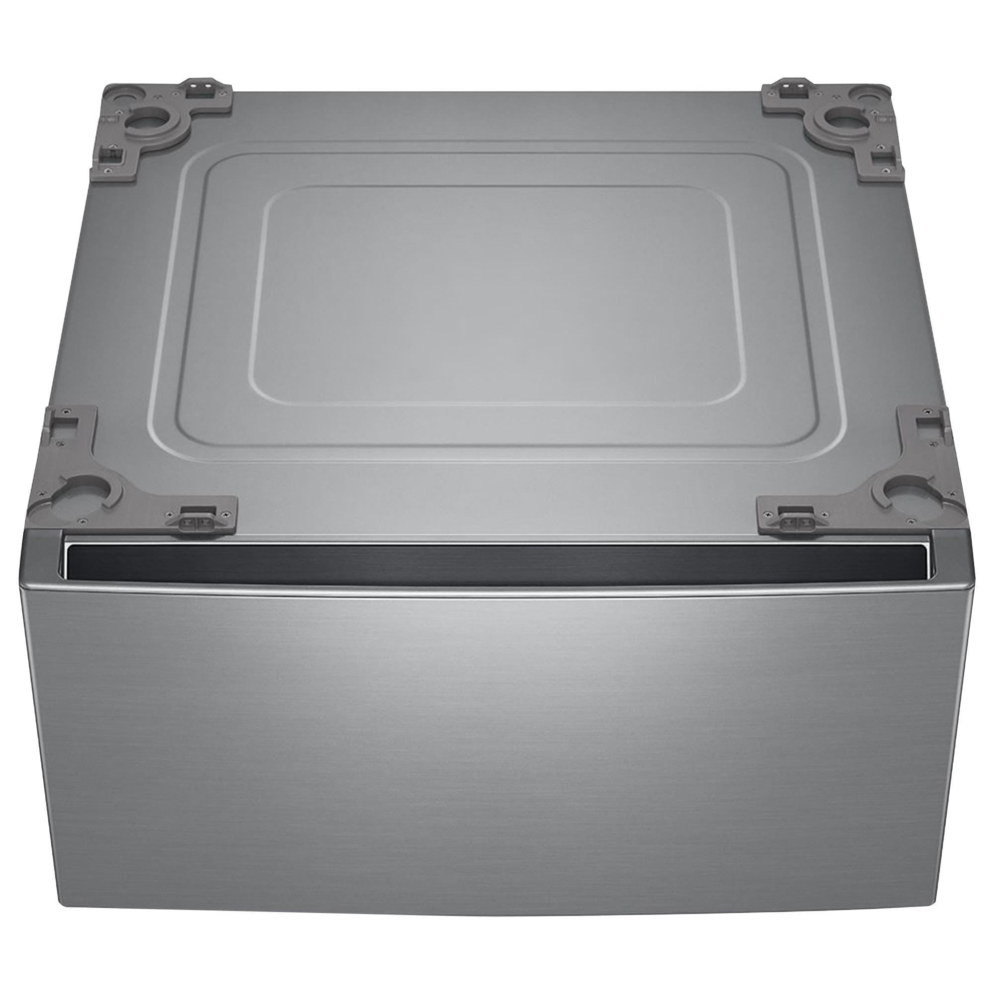 LG Tall Pedestal with Drawer In Graphite Steel