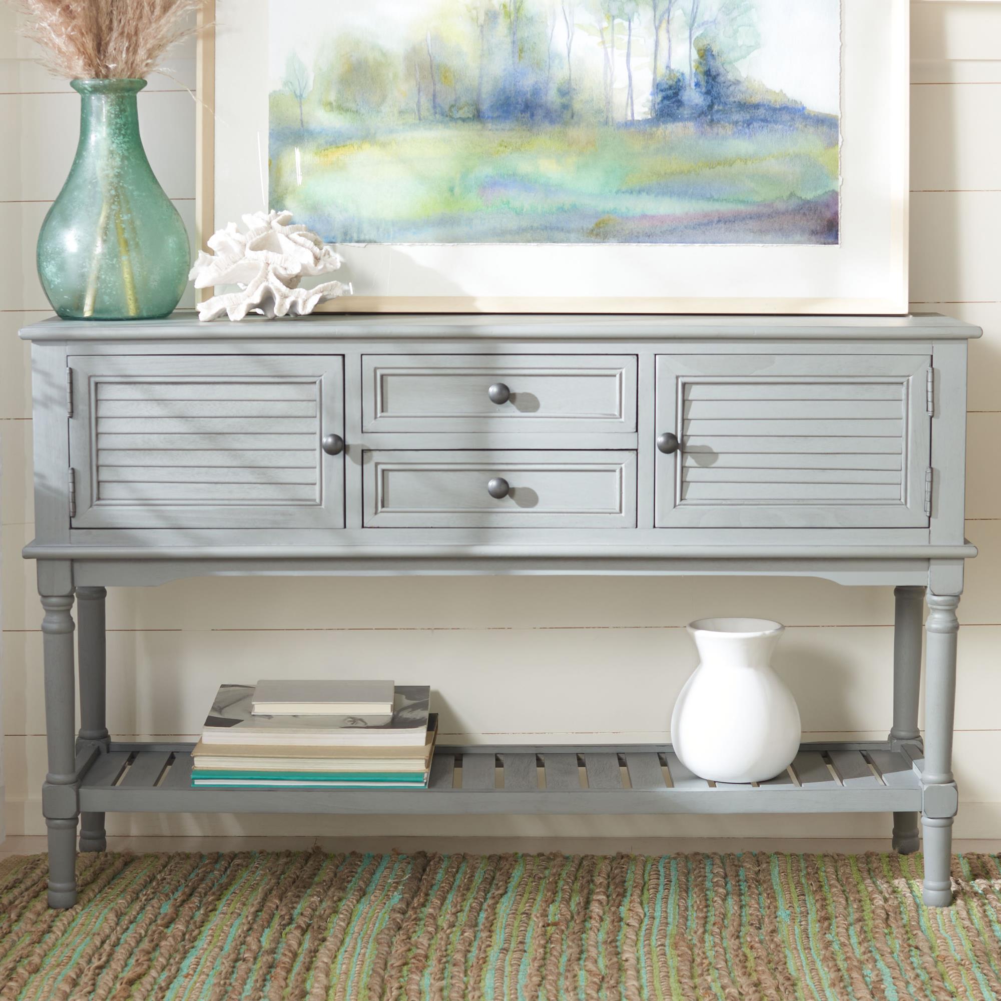 Distressed Buffet Table Furniture