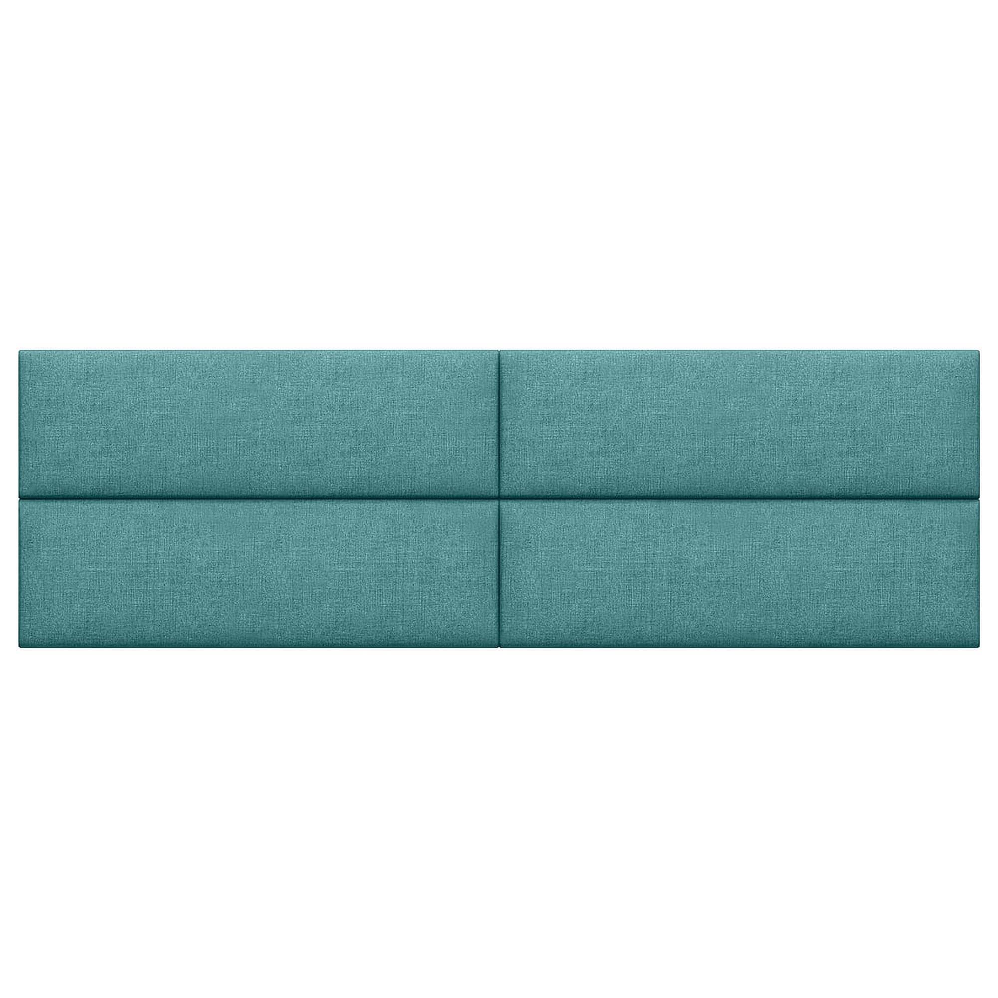 Jaxx Panelist Upholstered King Headboard Panel in Surf Turquoise (Set of 4)