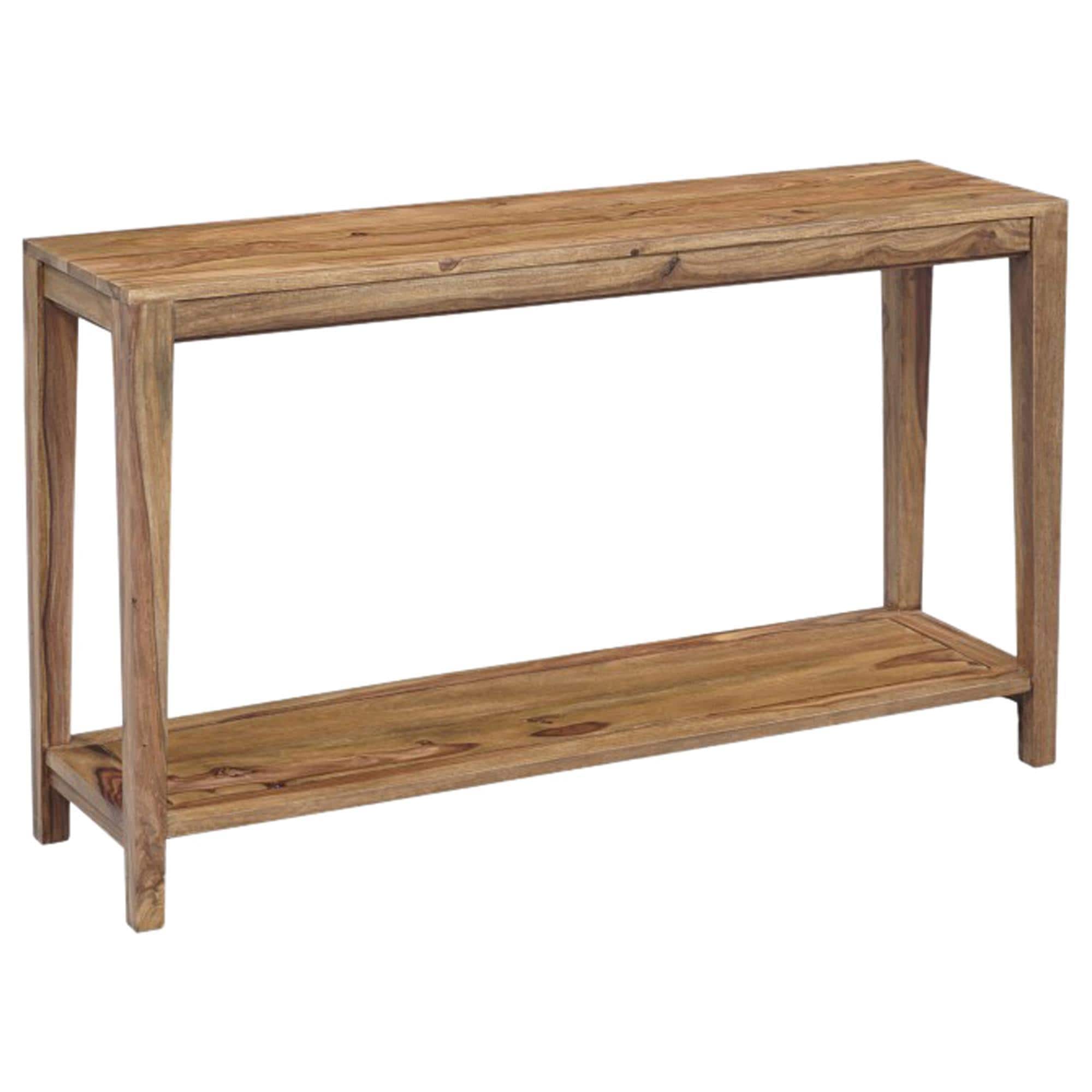 Porter Design Fall River Console Table in Natural Honey