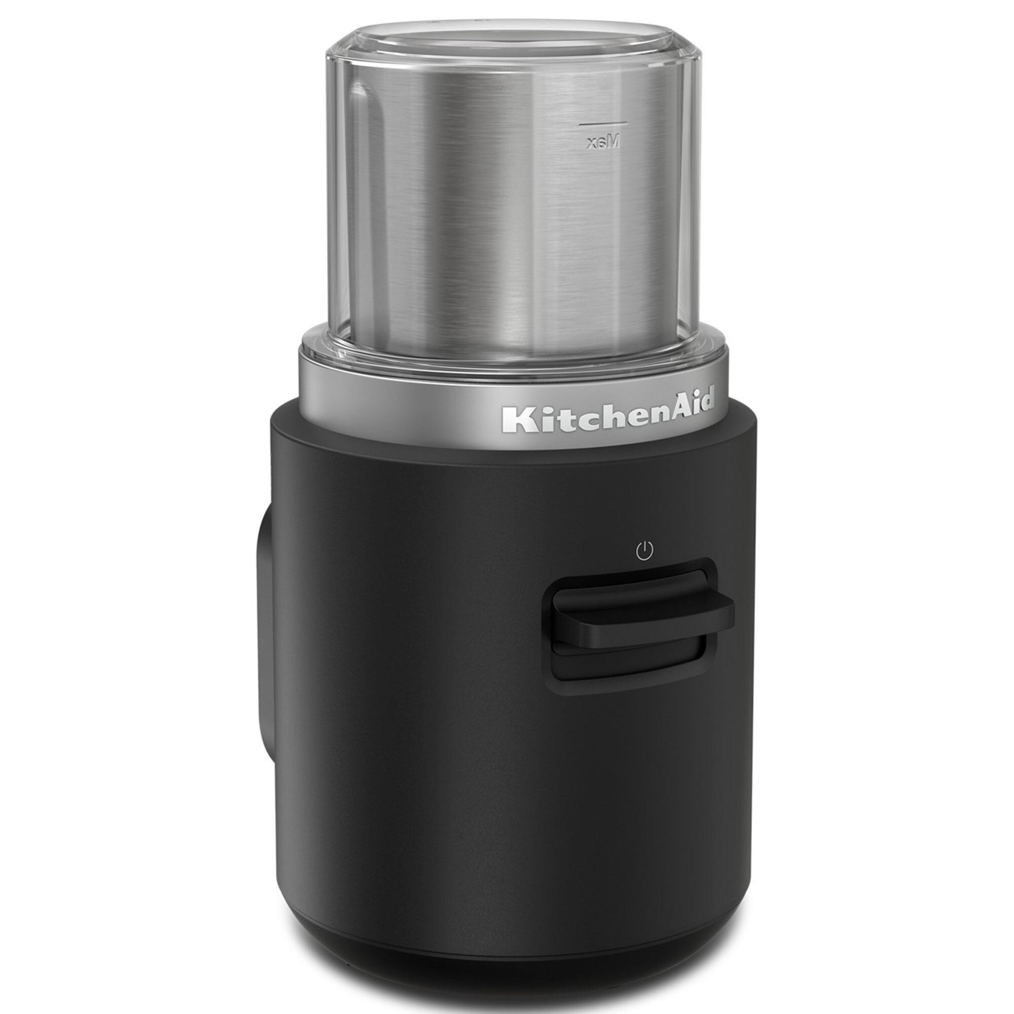 KitchenAid Go Cordless Blade Coffee Maker Grinder Only in Matte Black ...