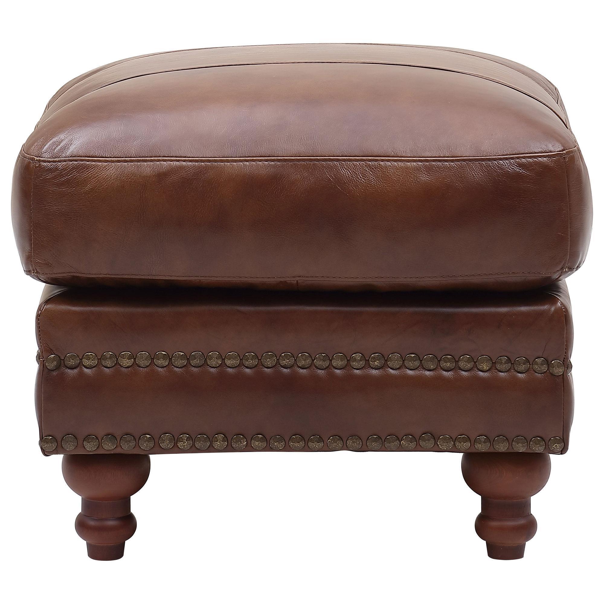 Italiano Furniture Butler Ottoman in Brown | Shop NFM