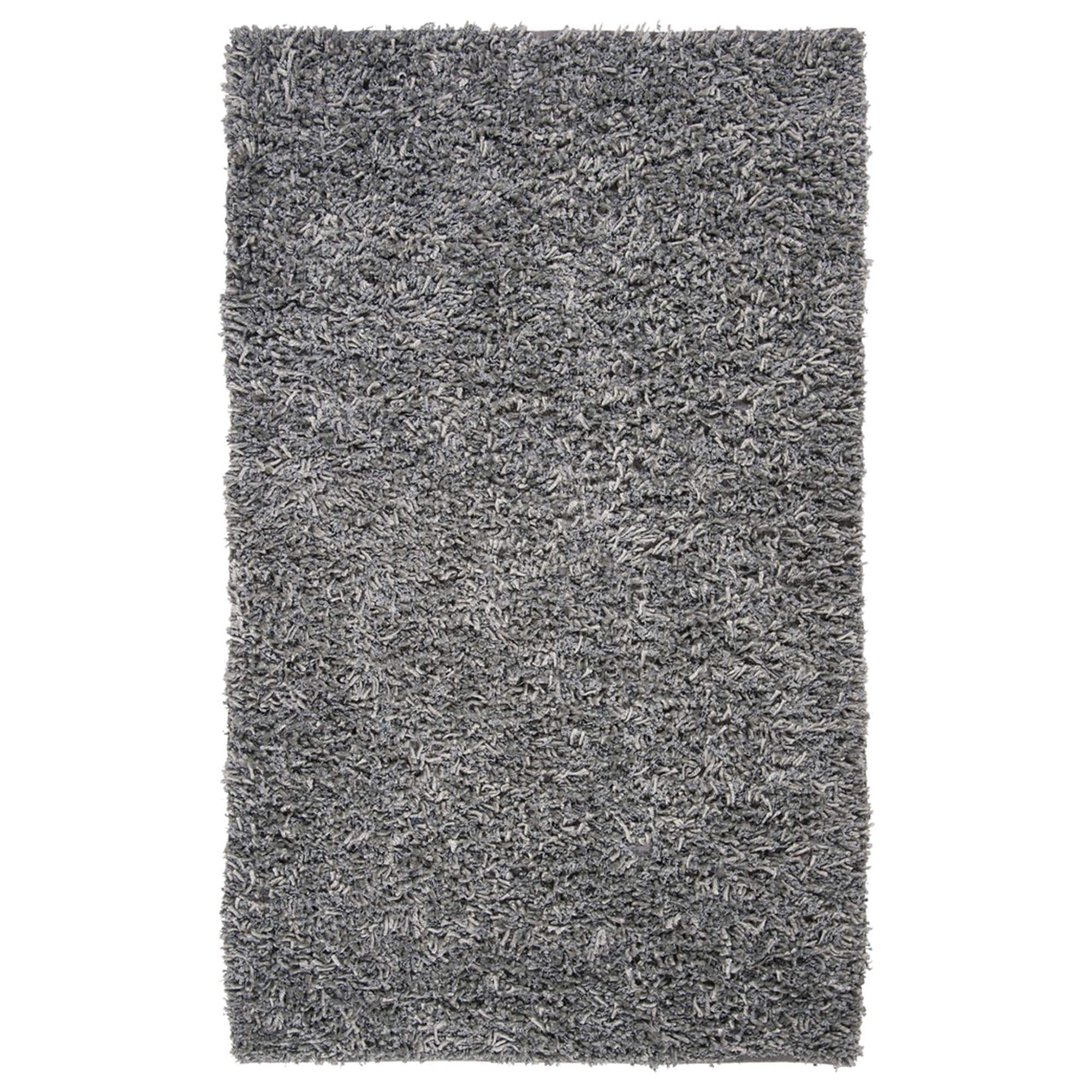 Safavieh Sheep Shag SSG212G 4' x 6' Silver Area Rug